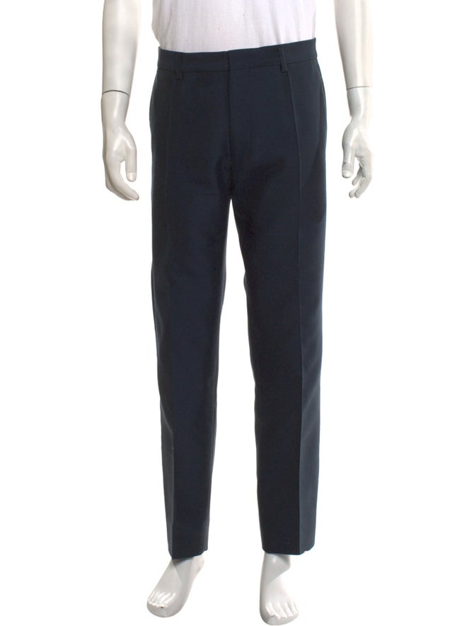 Valentino Wool Pants - Blue Pants, Clothing - VAL535975 | The RealReal