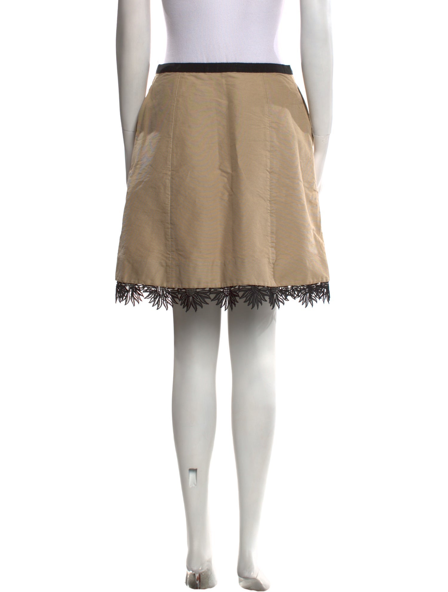 Valentino Colorblock Pattern Mini Skirt - Neutrals Skirts, Clothing ...
