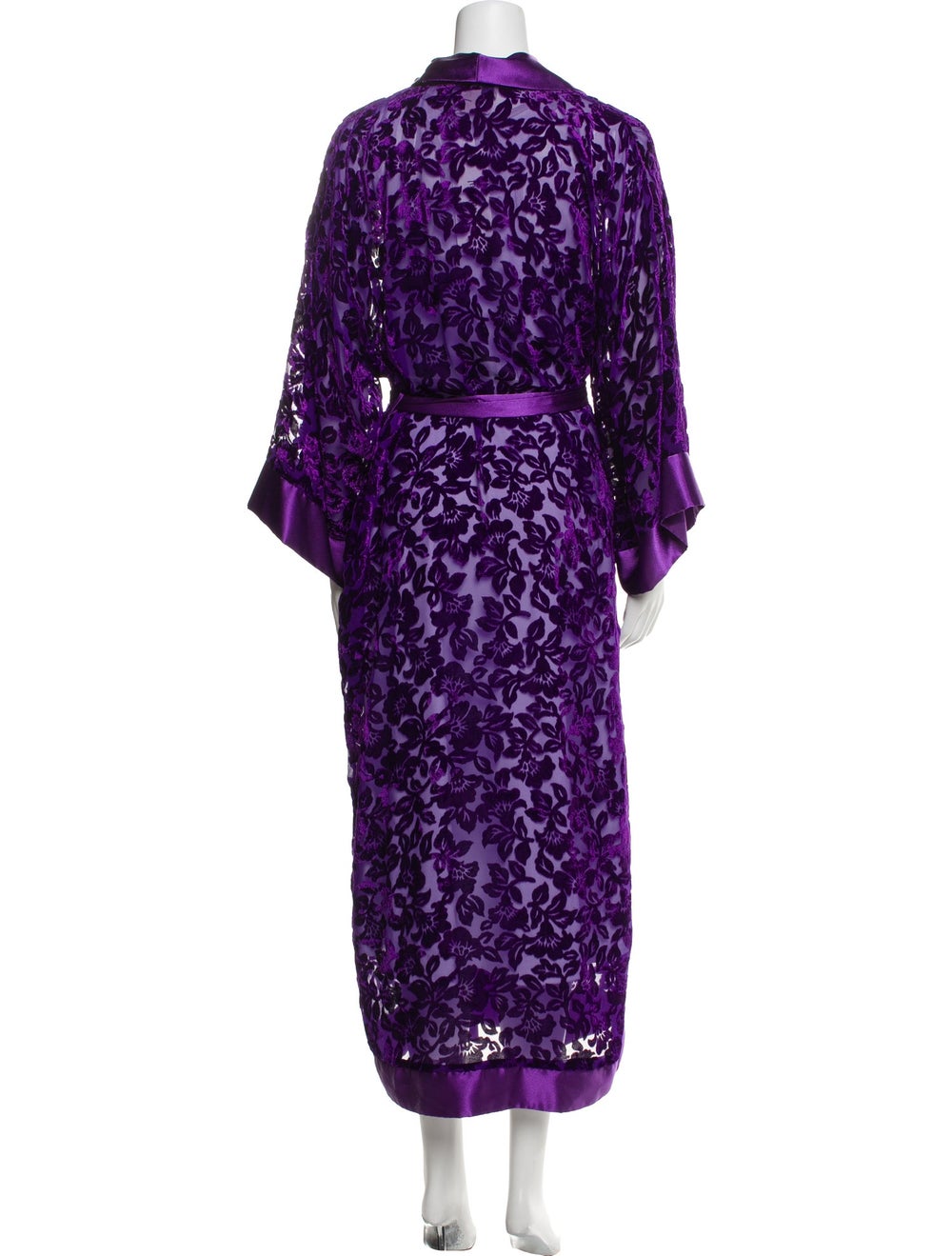 Valentino Patterned Robe - Purple Loungewear, Clothing - VAL541568 ...