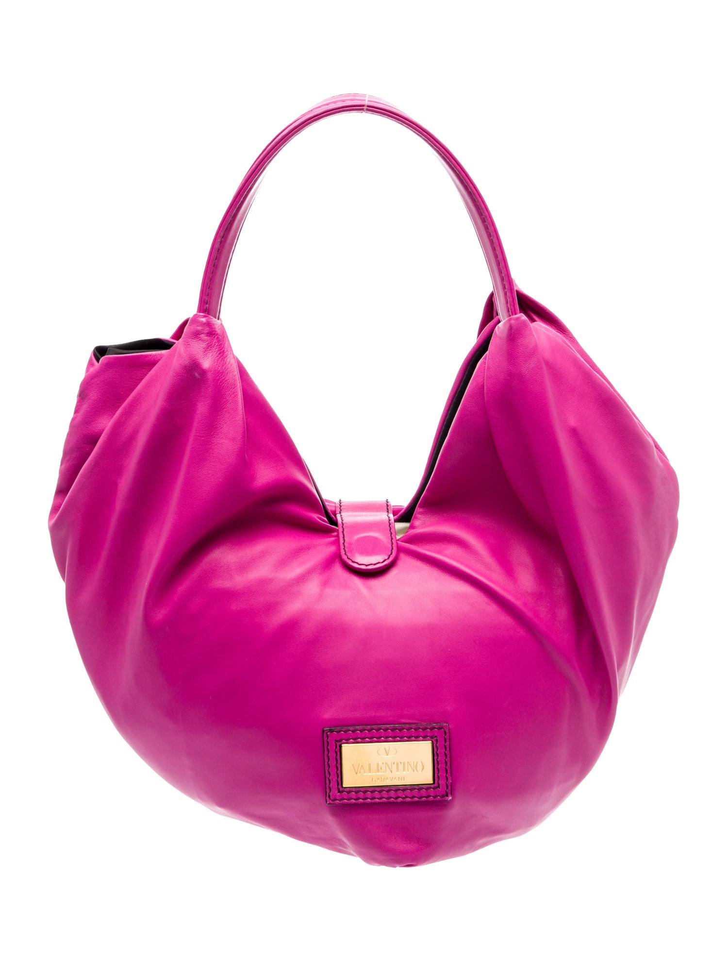 Valentino Signature Shoulder Bag - Pink Shoulder Bags, Handbags ...
