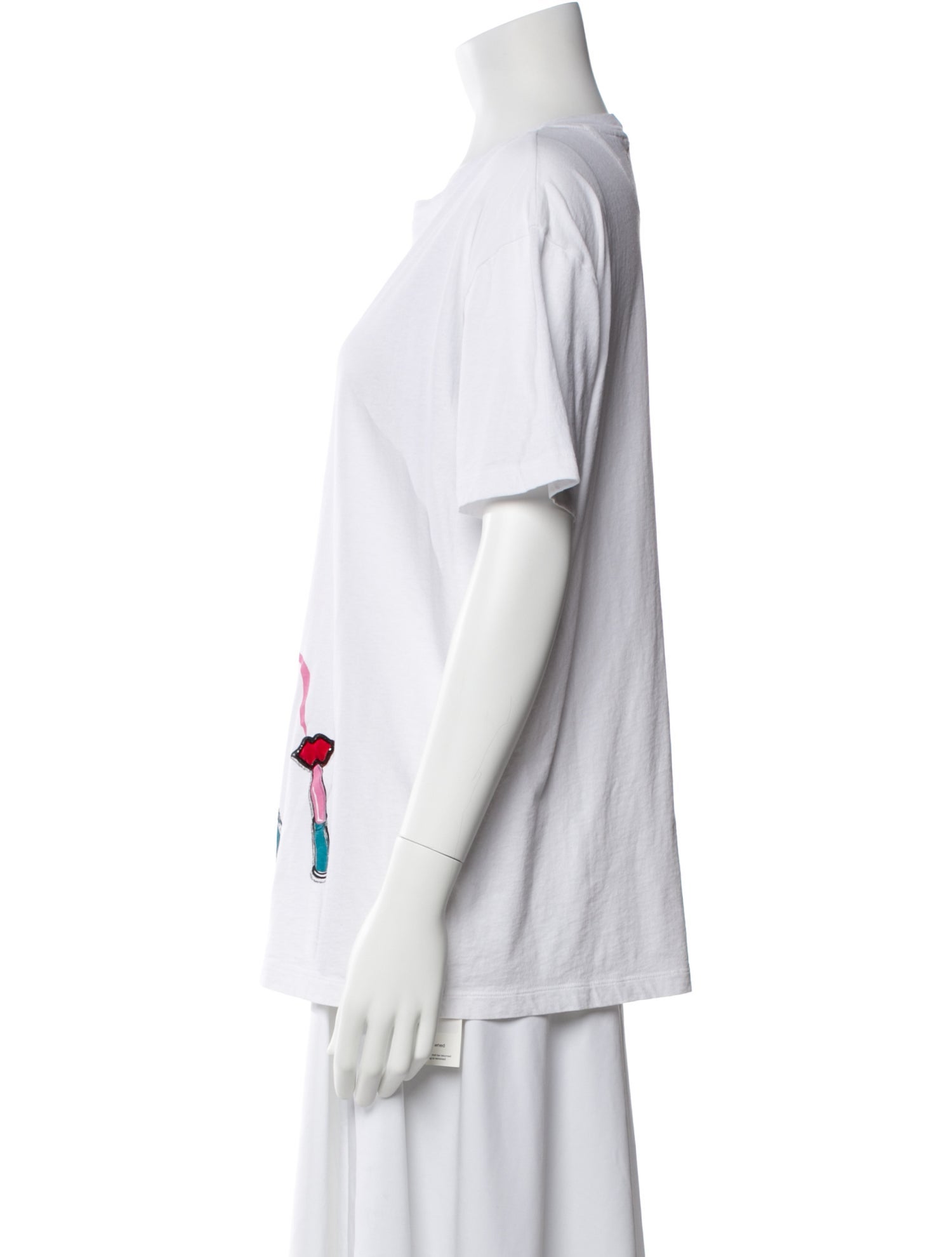 Jacquemus Graphic Print Crew Neck T-Shirt - White Tops, Clothing ...
