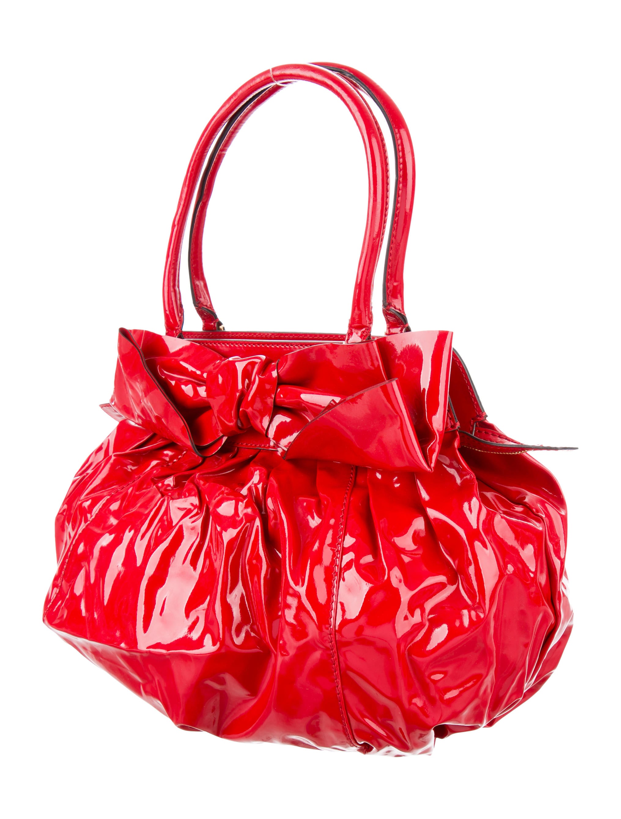Valentino Lacca Bow Bag - Handbags - VAL69277 | The RealReal