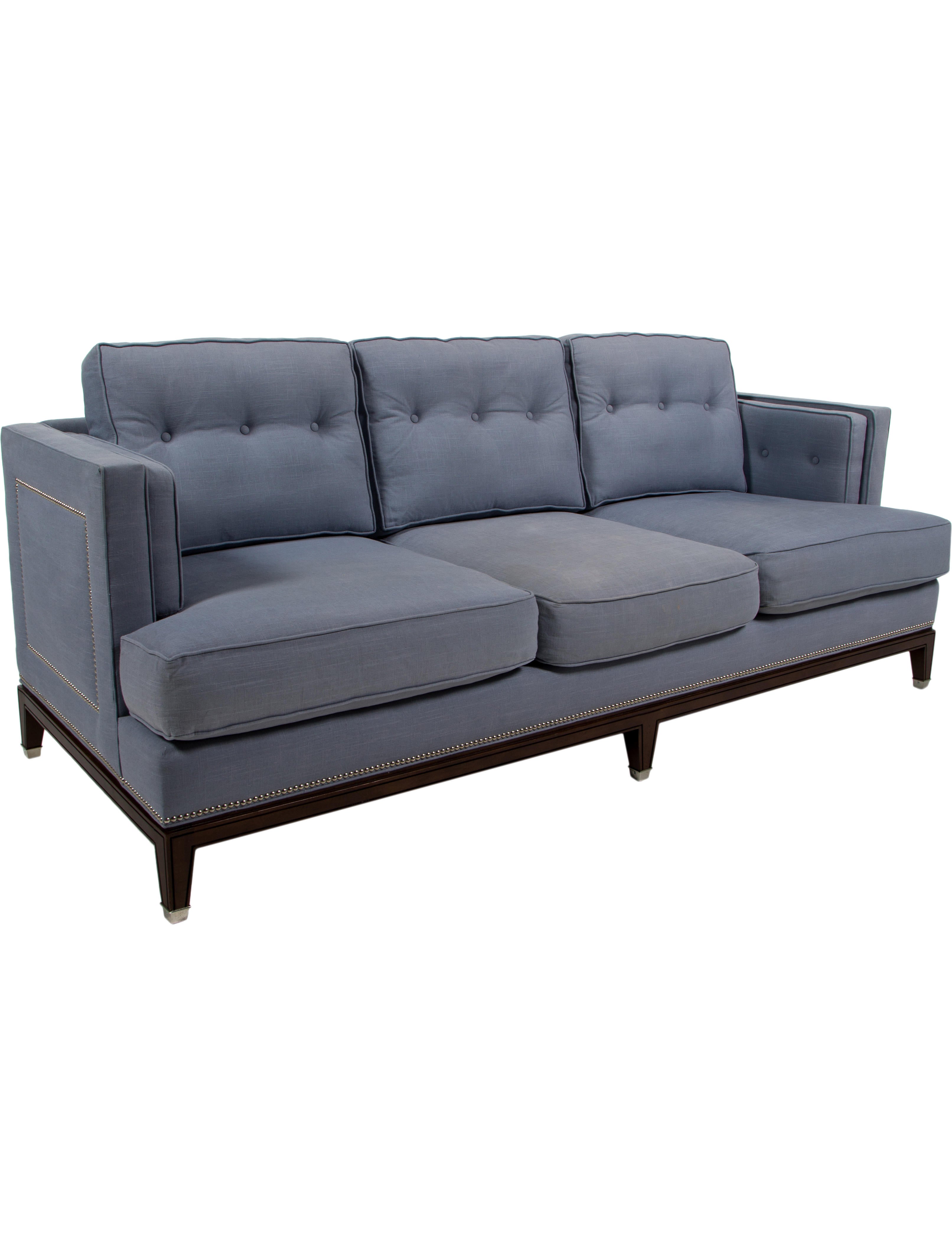 Vanguard Furniture Michael Weiss Whitaker Sofa - Blue, 1 pieces Seating ...