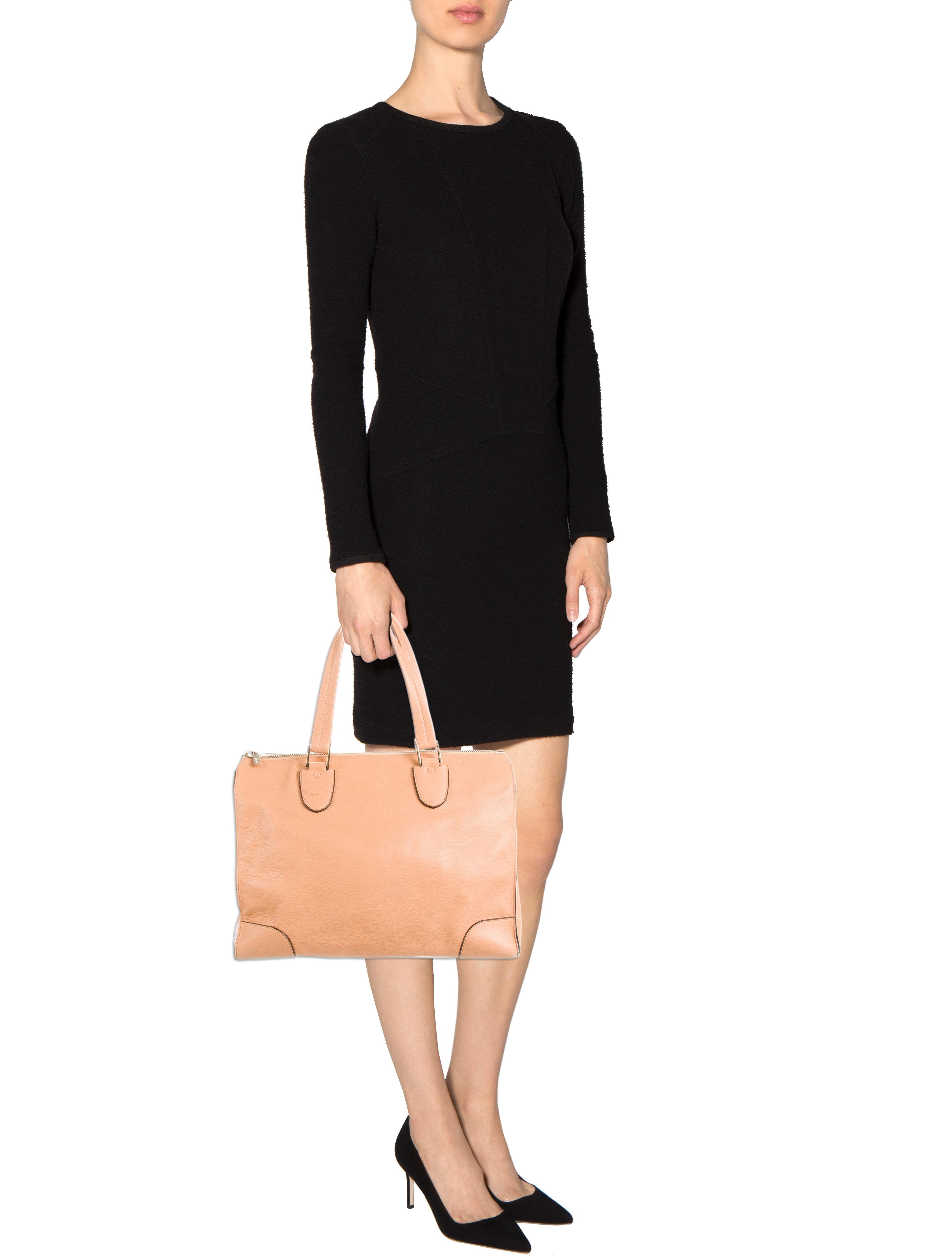 Valextra Leather Babila Bag - Neutrals Shoulder Bags, Handbags ...