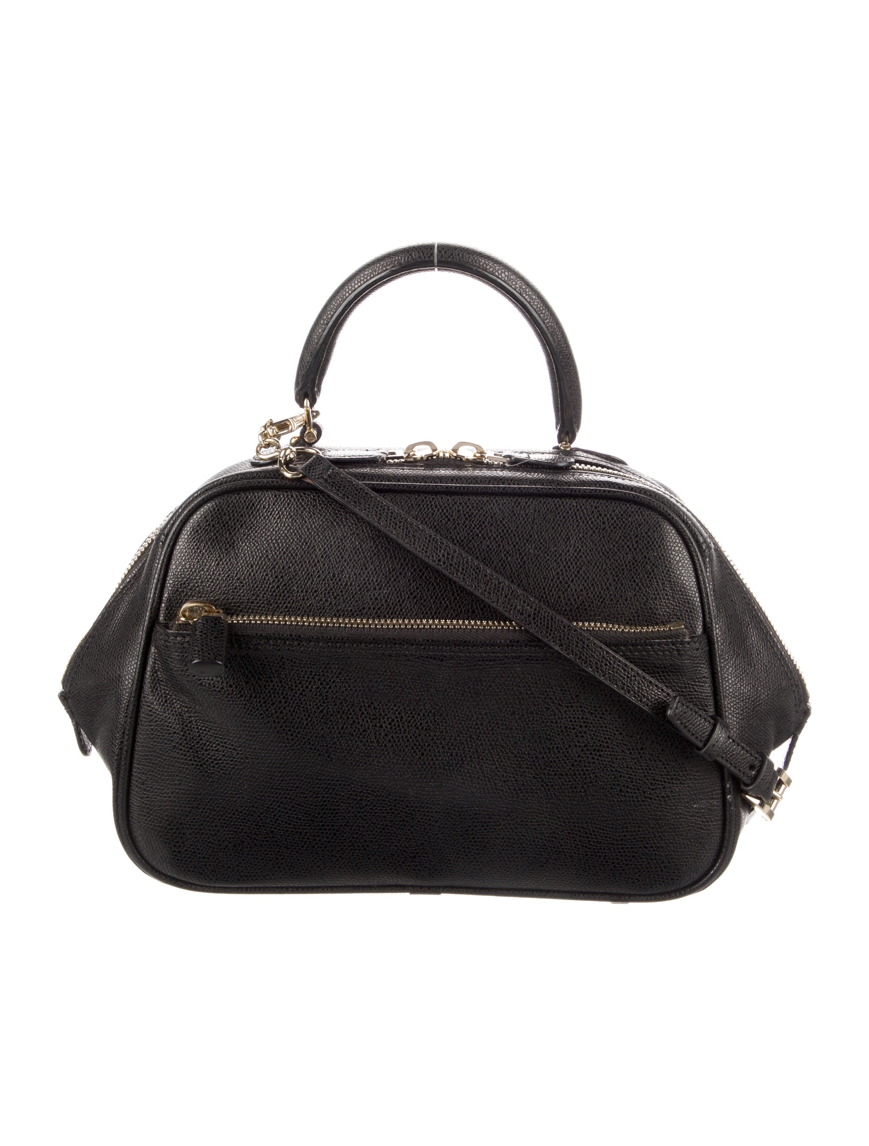 Valextra Leather Handle Bag - Black Handle Bags, Handbags - VAX22897 ...