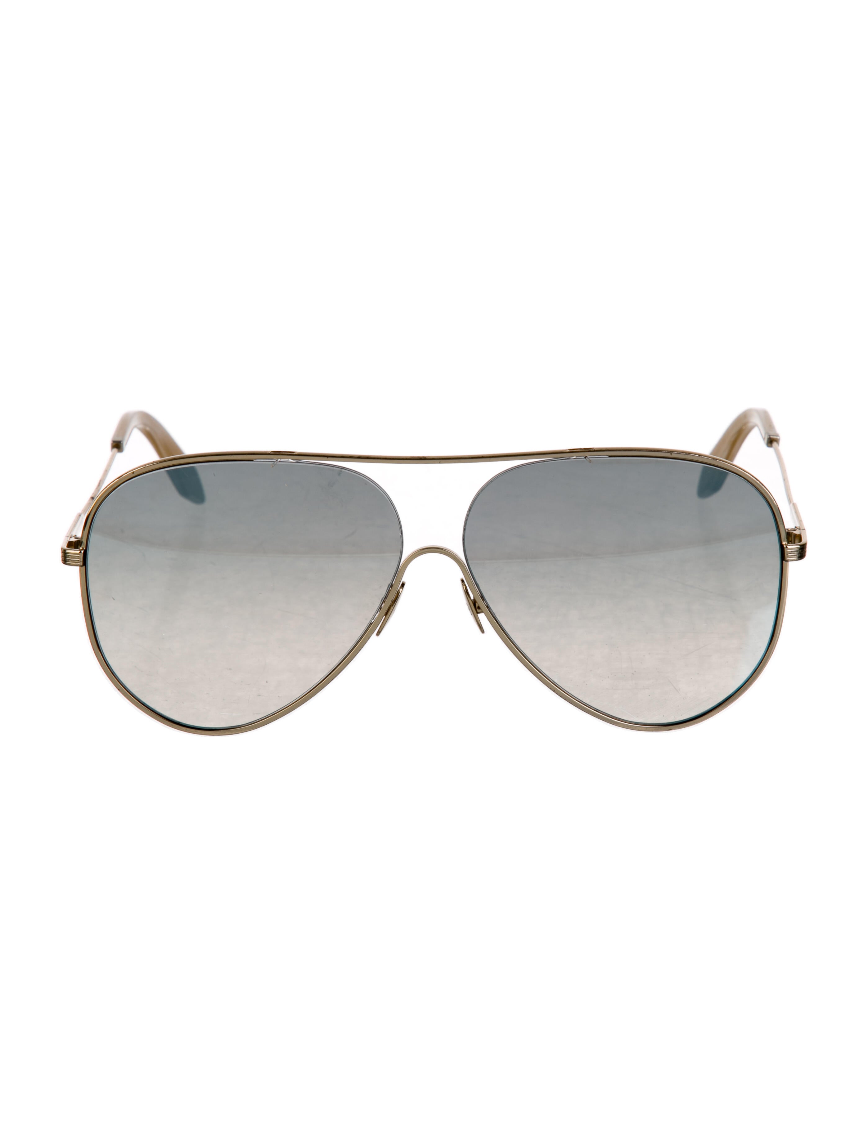 Chloé Oversize Gradient Sunglasses w/ Tags - Red Sunglasses ...