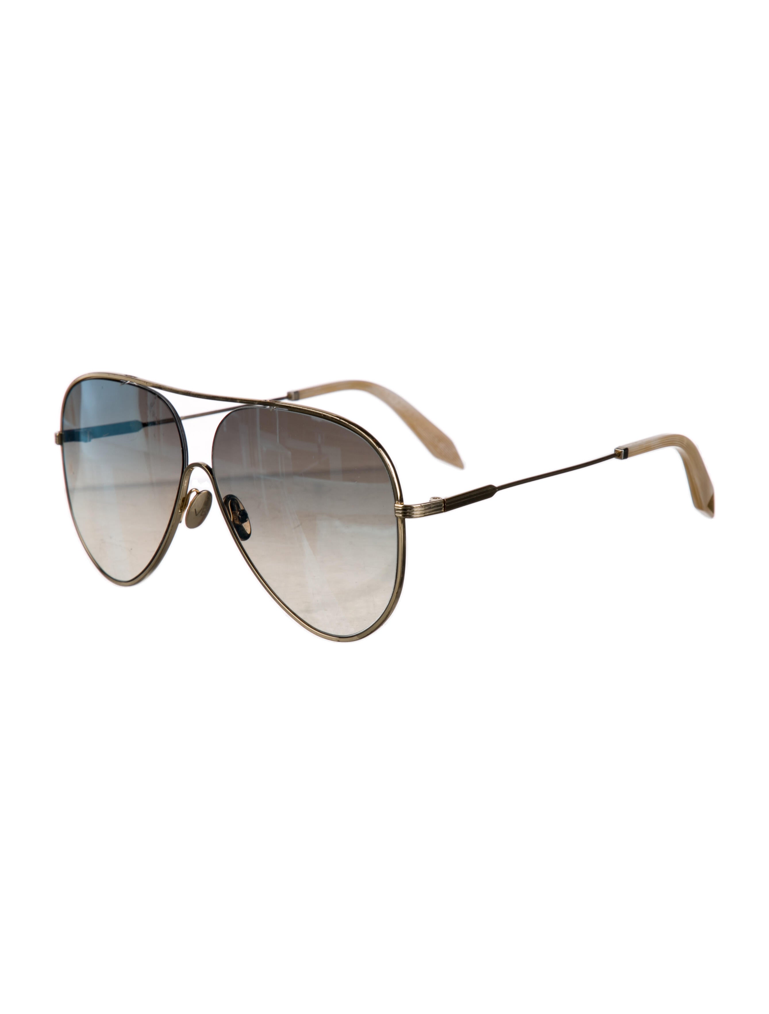 Chloé Oversize Gradient Sunglasses w/ Tags - Red Sunglasses ...