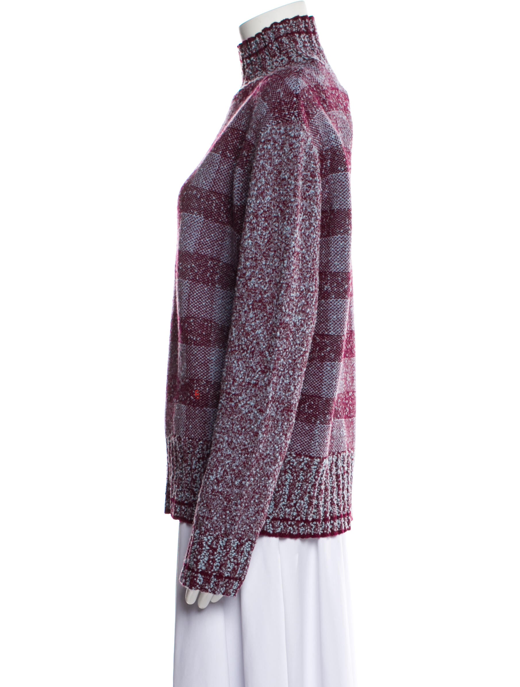 Victoria Beckham Sweater w/ Tags - Burgundy Knitwear, Clothing ...