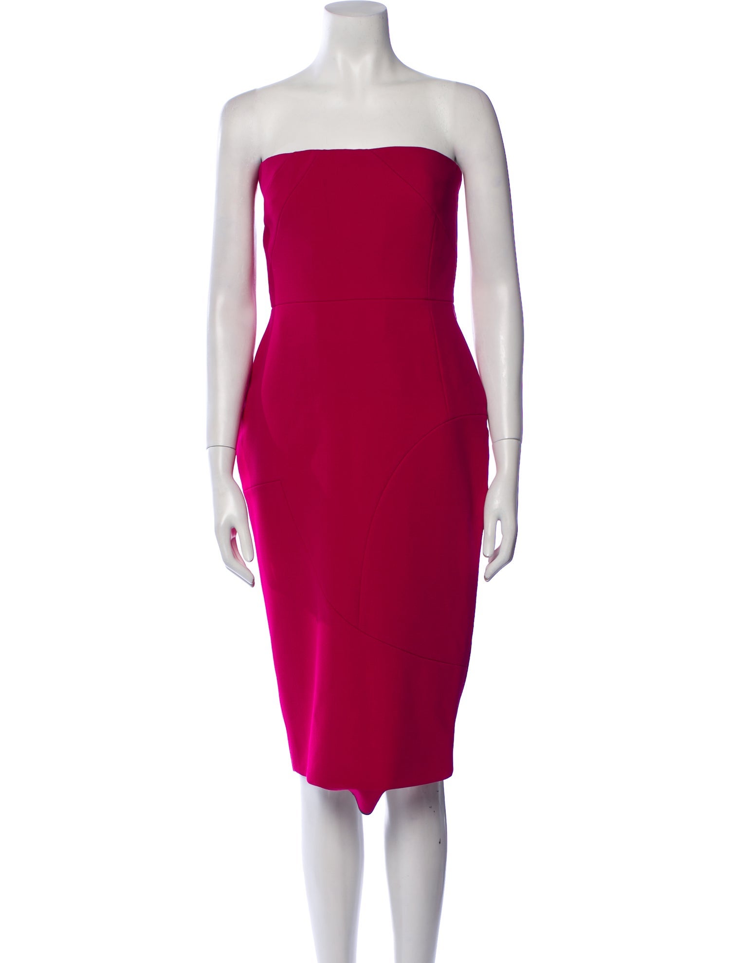 Victoria Beckham Wool Mini Dress - Pink Dresses, Clothing - VBK55828 ...
