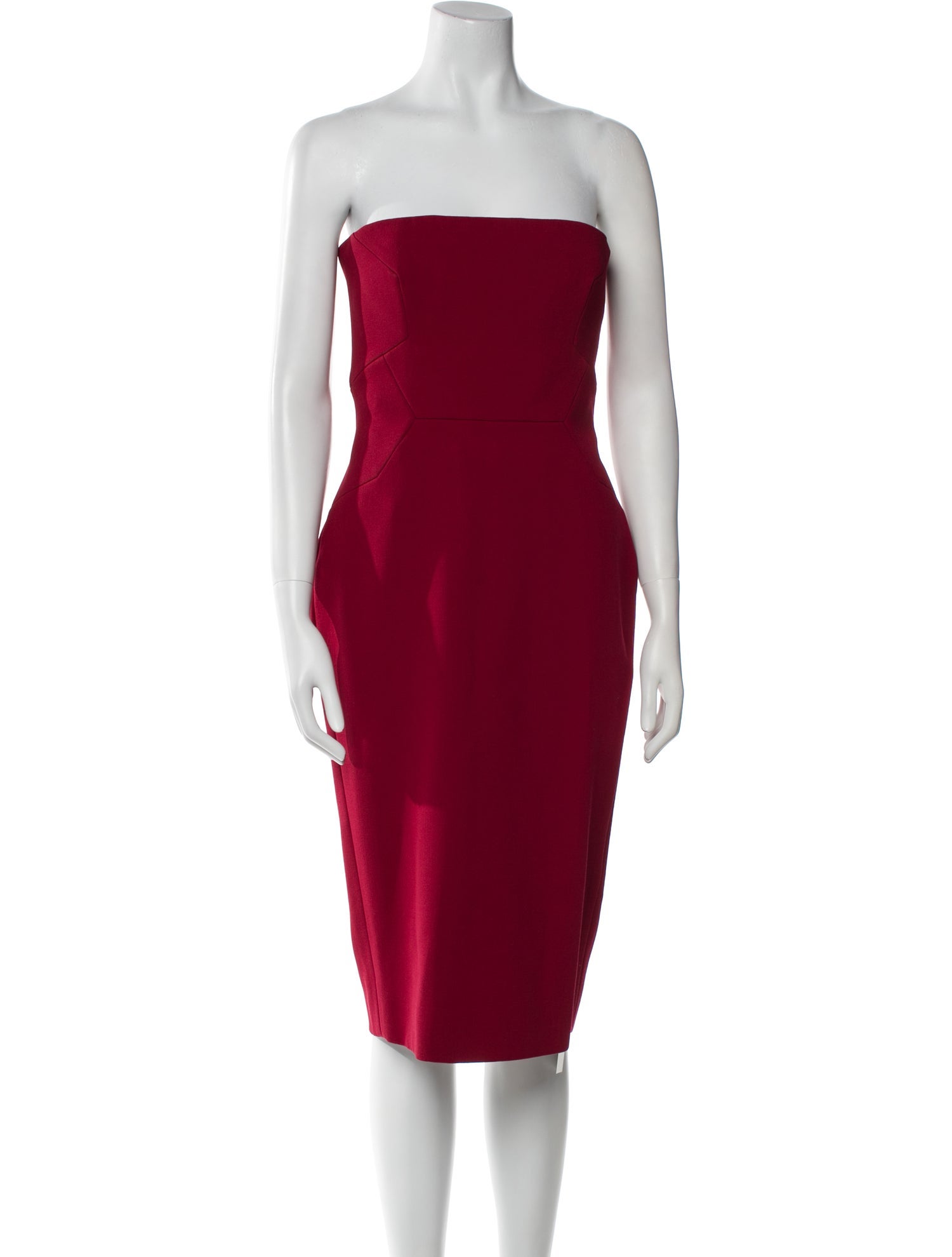 Victoria Beckham Wool Mini Dress - Red Dresses, Clothing - VBK58878 ...