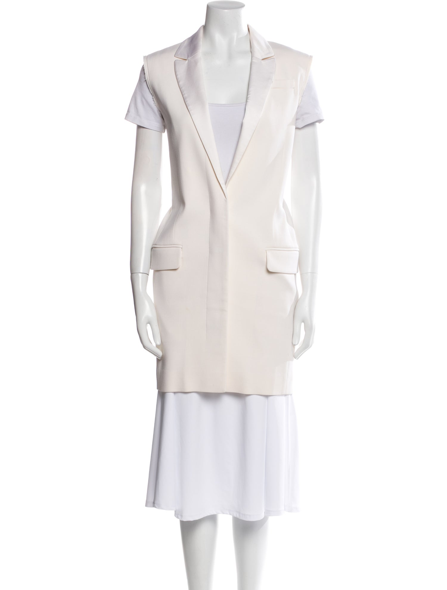 Victoria Beckham Vest - Neutrals Jackets, Clothing - VBK61584 | The ...