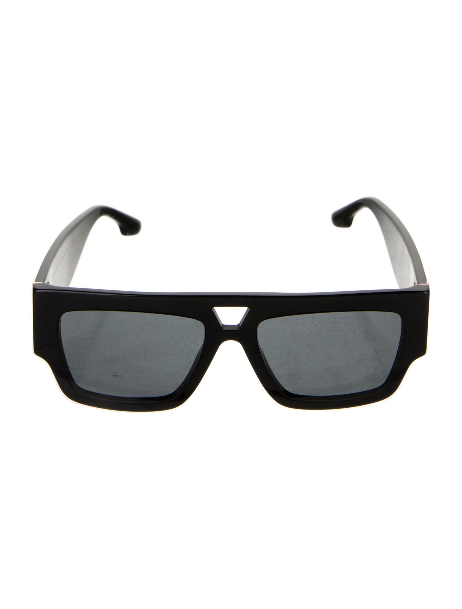 Victoria Beckham Square Tinted Sunglasses - Black Sunglasses ...
