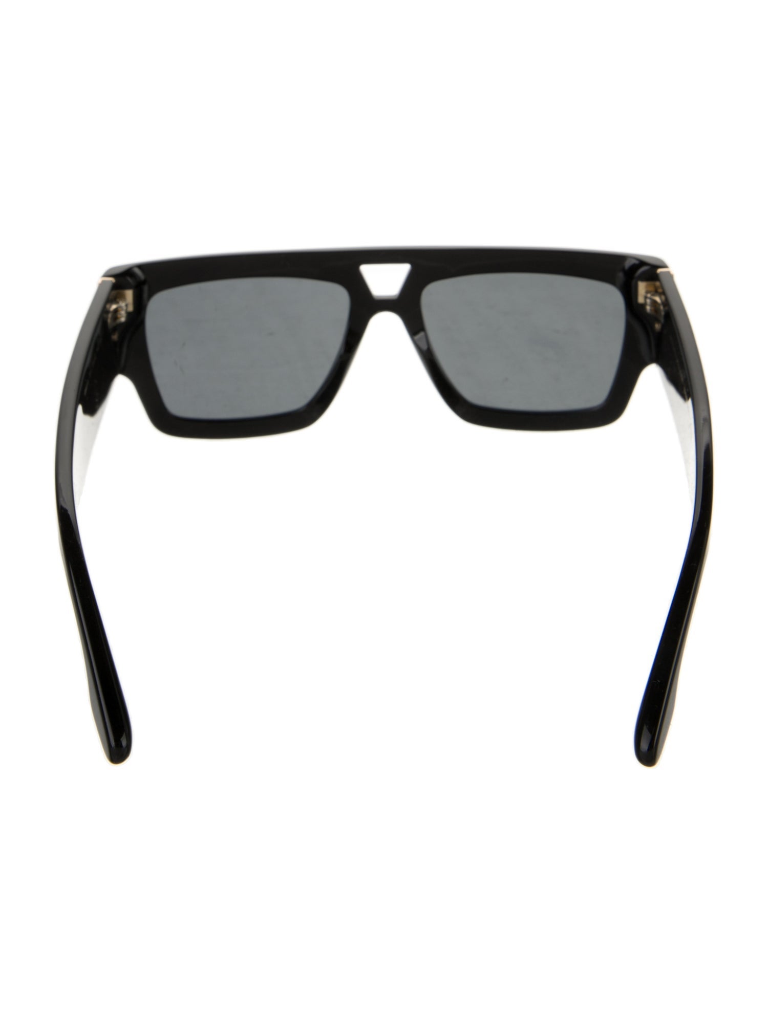 Chanel Interlocking CC Logo Oversize Sunglasses - Black Sunglasses ...