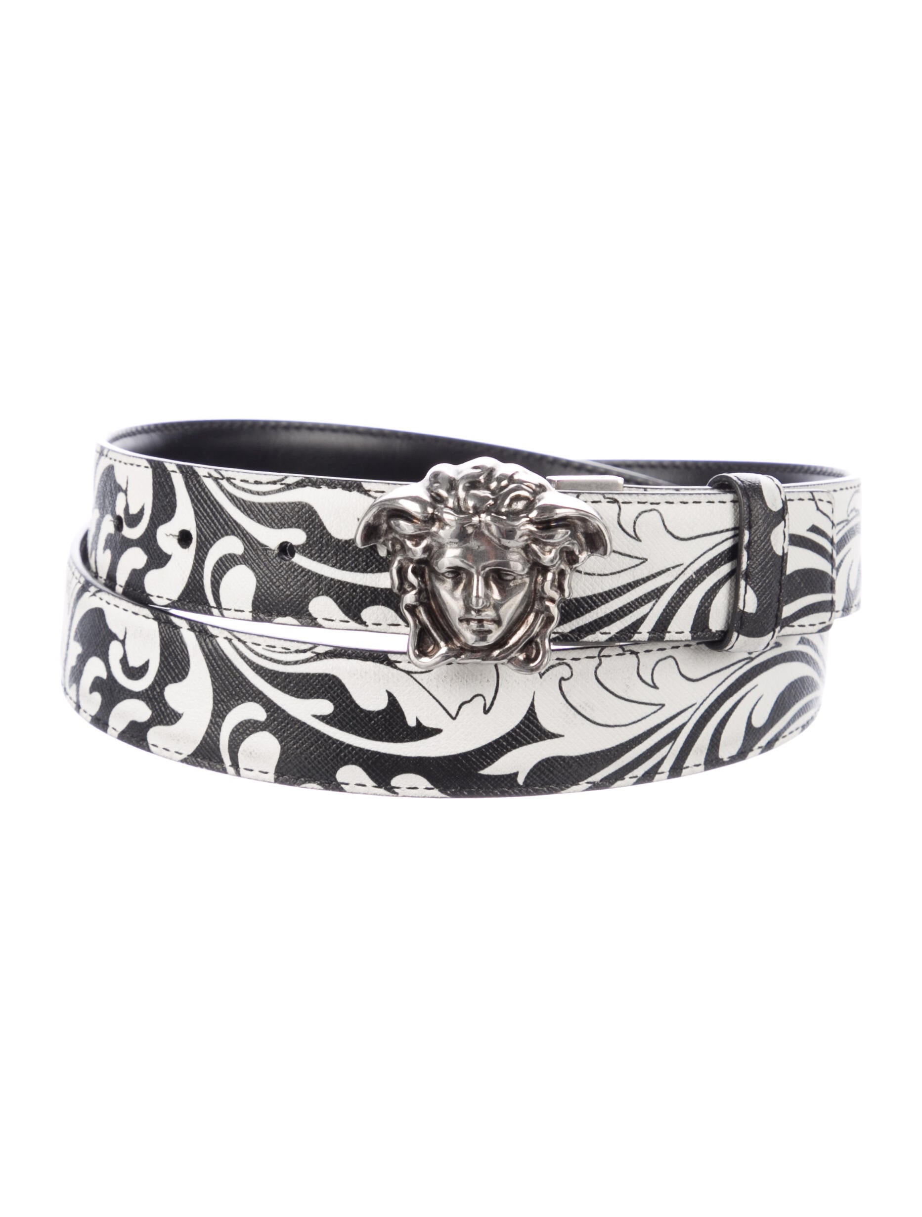 Versace Leather Belt Kit - White Belts, Accessories - VES102546 | The ...