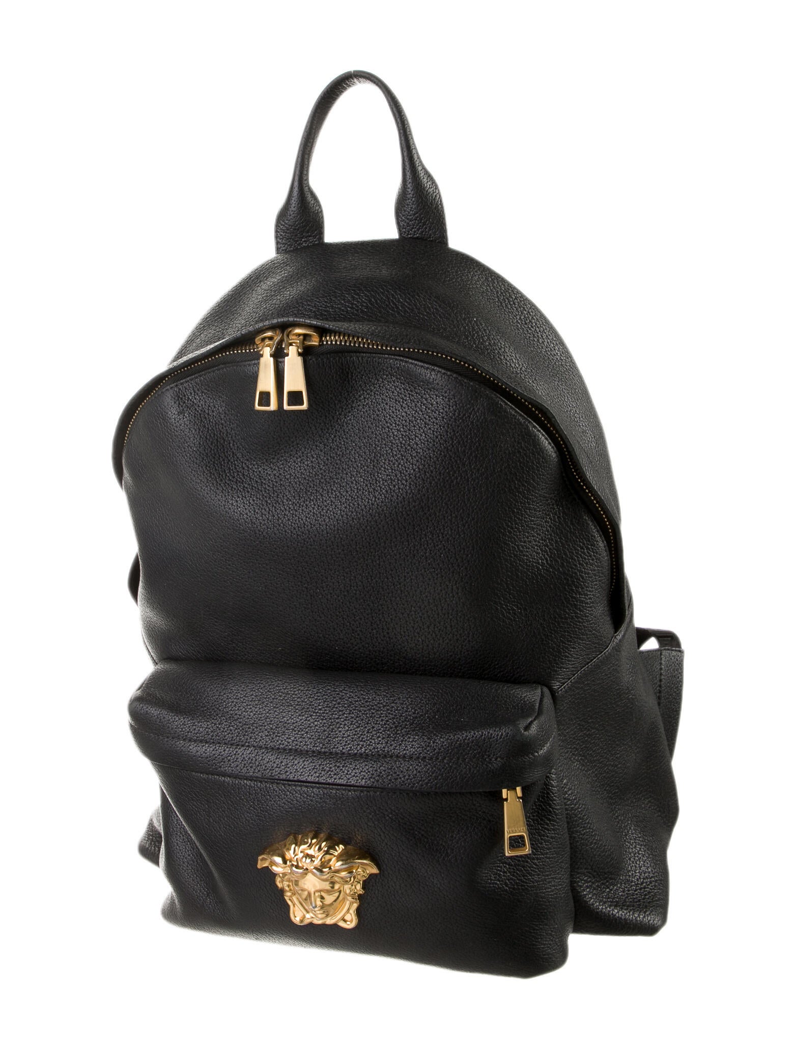 Versace Leather Medusa Backpack - Black Backpacks, Bags - VES103130 ...
