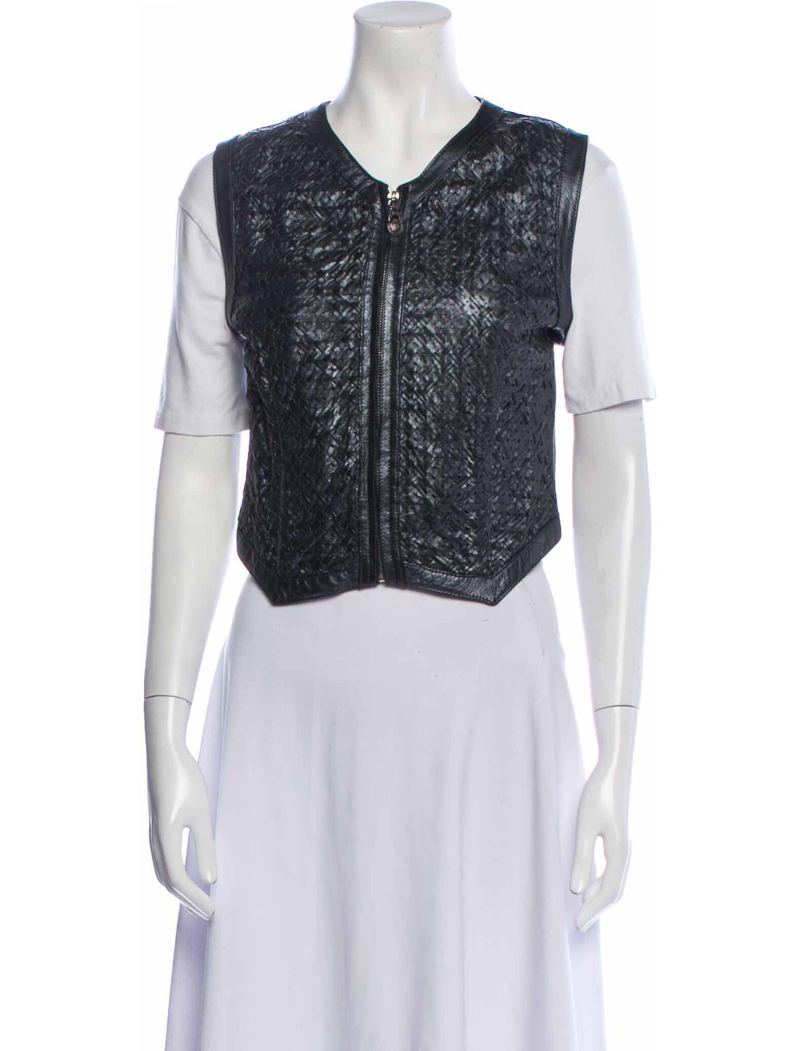 Versace Vest - Black Jackets, Clothing - VES109287 | The RealReal