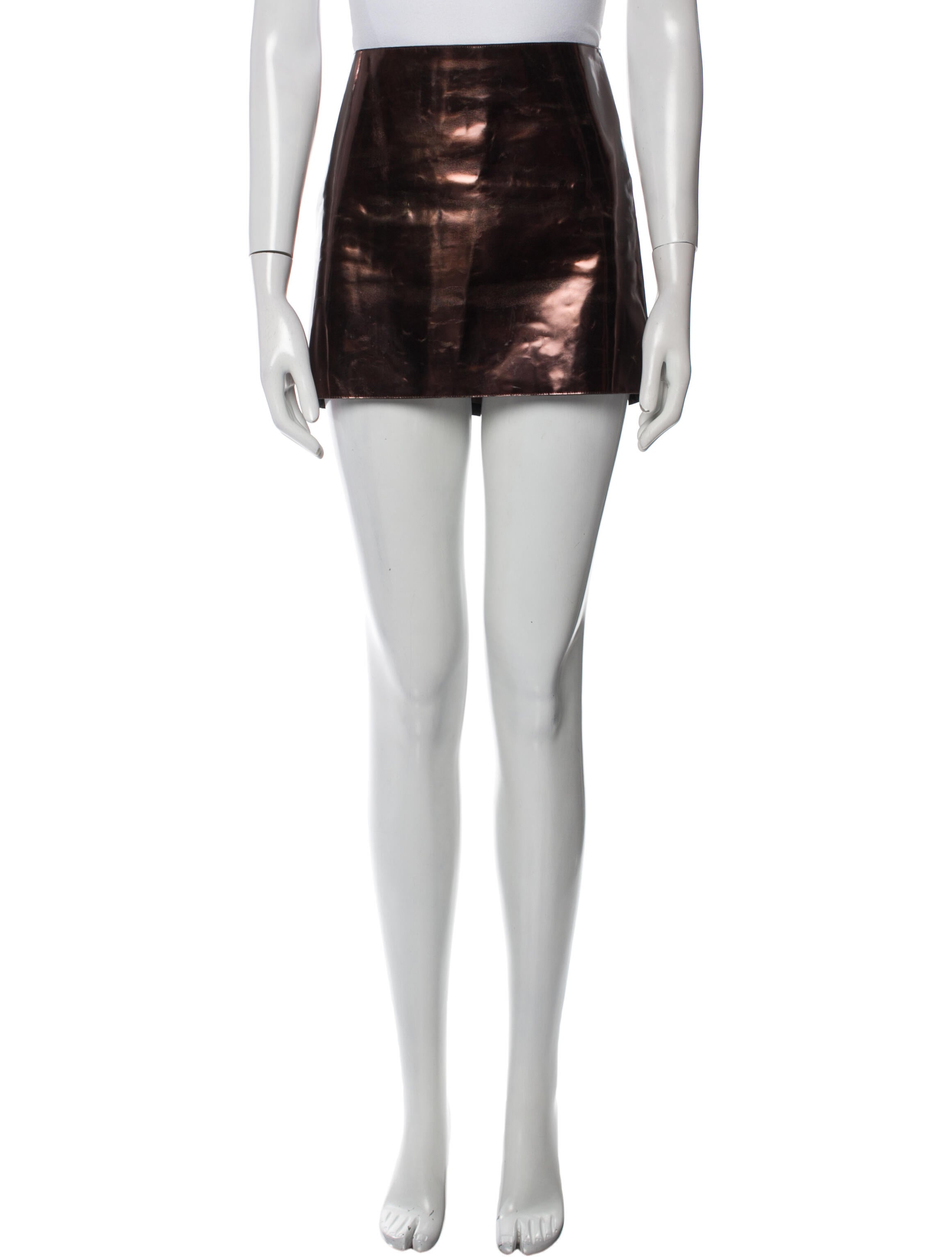 Versace Mini Skirt - Brown Skirts, Clothing - VES109672 | The RealReal