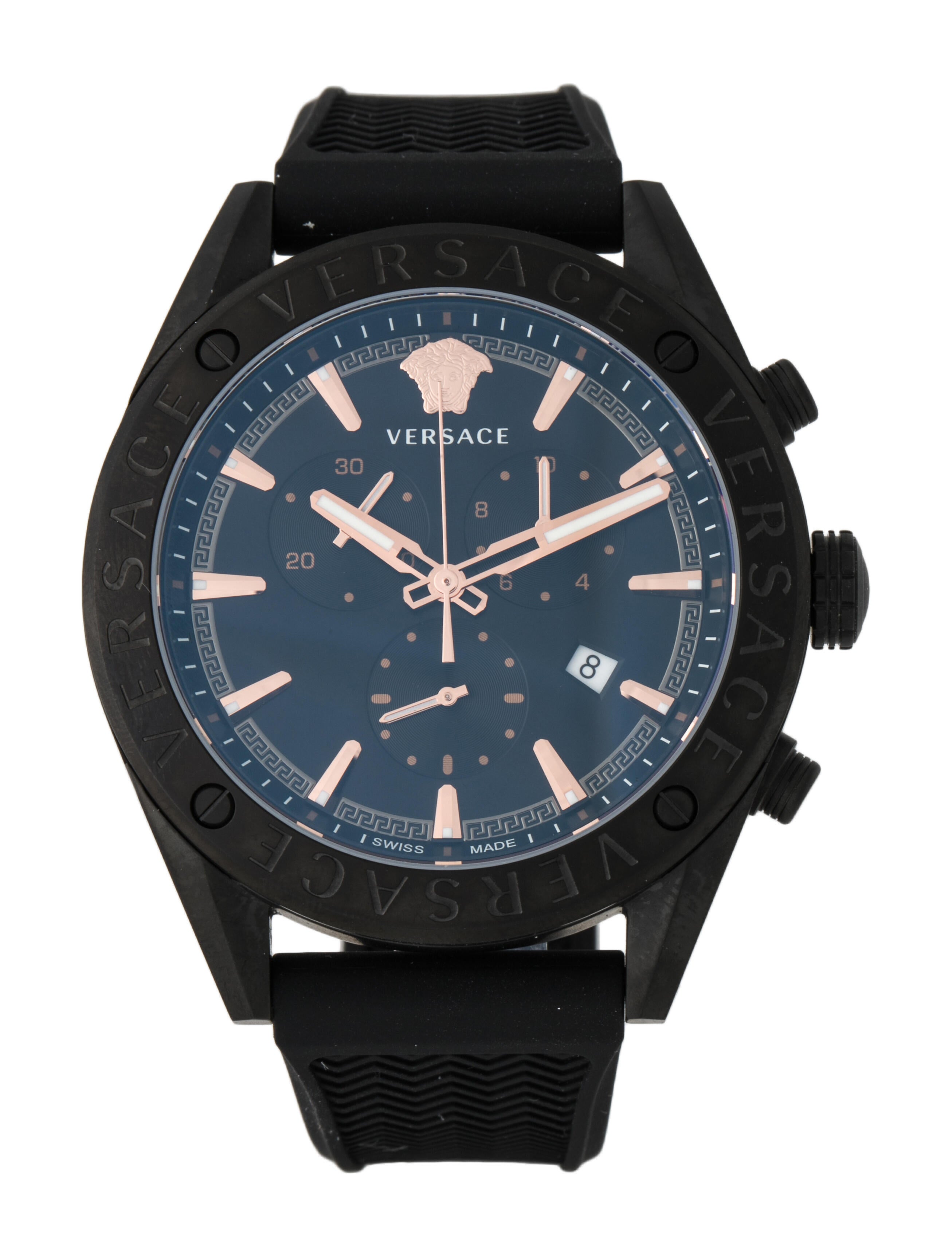 Versace V-Chrono Watch - VEHB00419 | The RealReal
