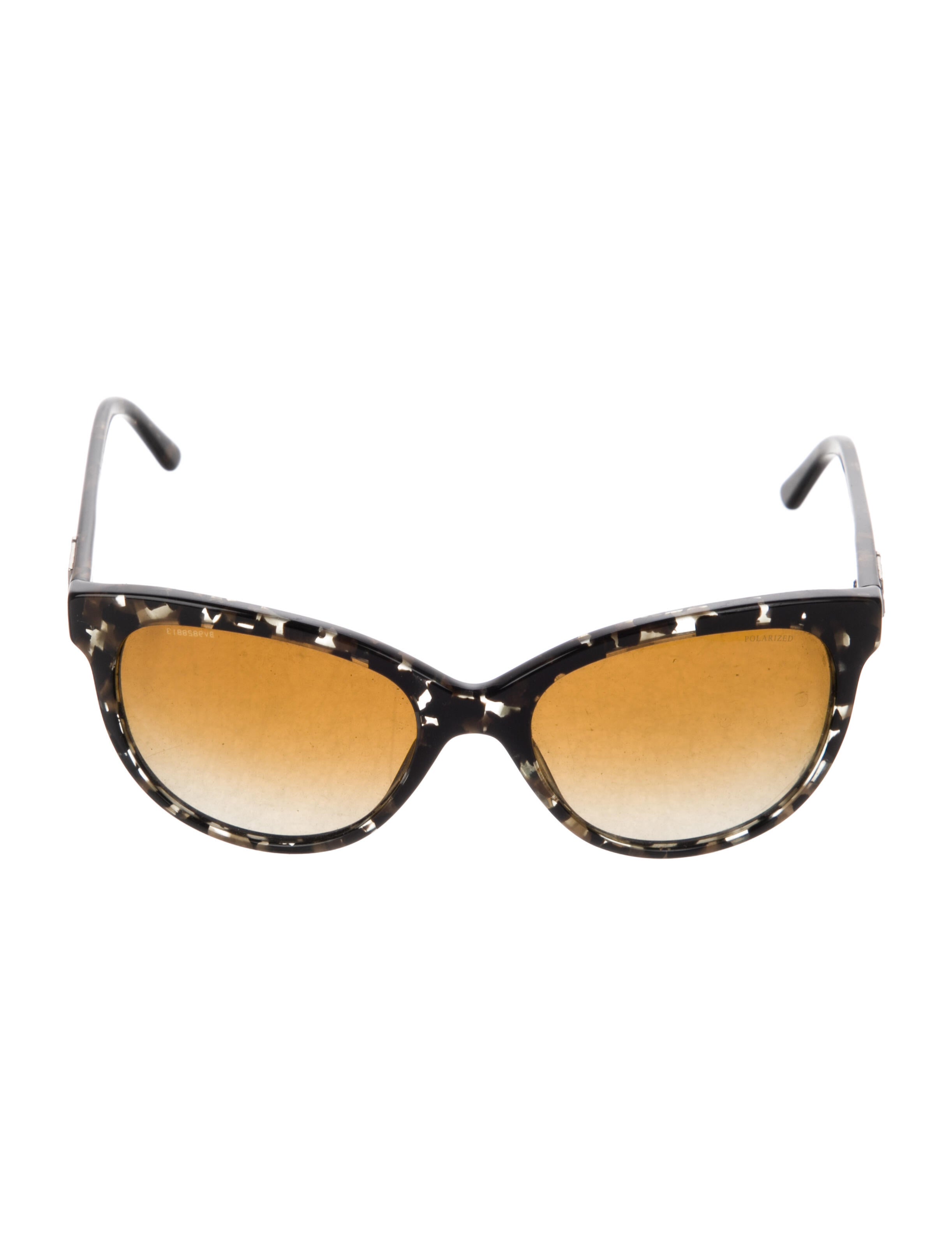 Versace Tortoise Shell Rectangular Sunglasses - Brown Sunglasses ...