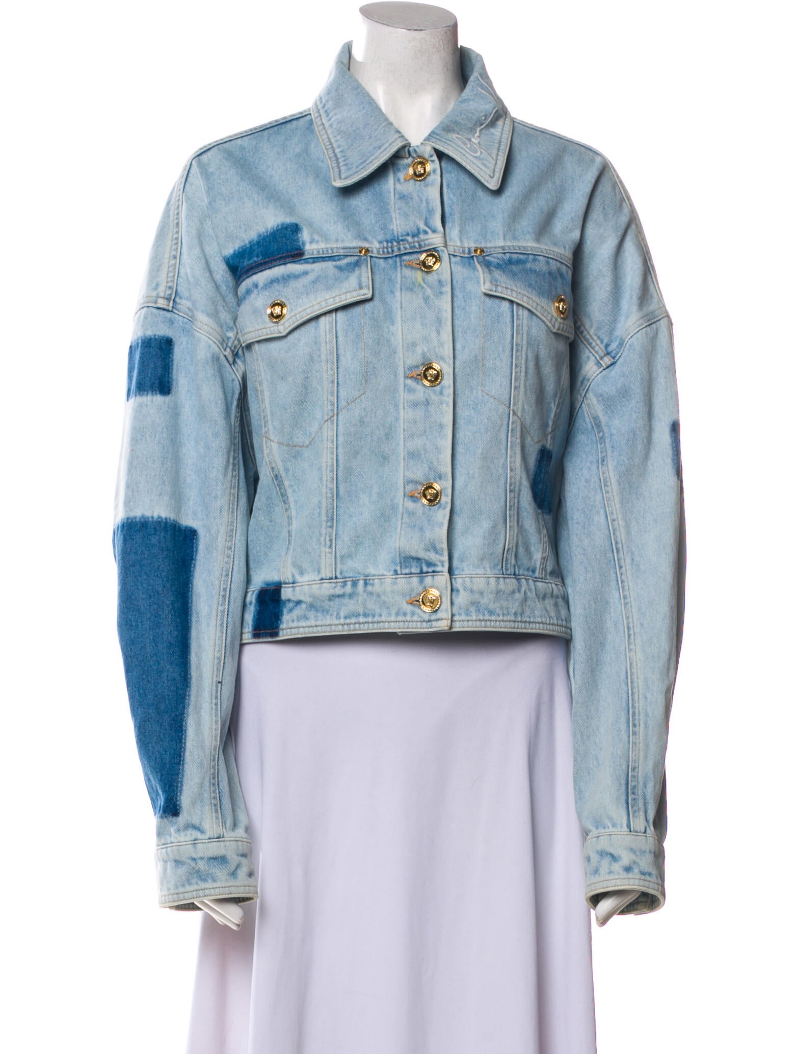 Versace Denim Jacket - Blue Jackets, Clothing - VES115493 | The RealReal