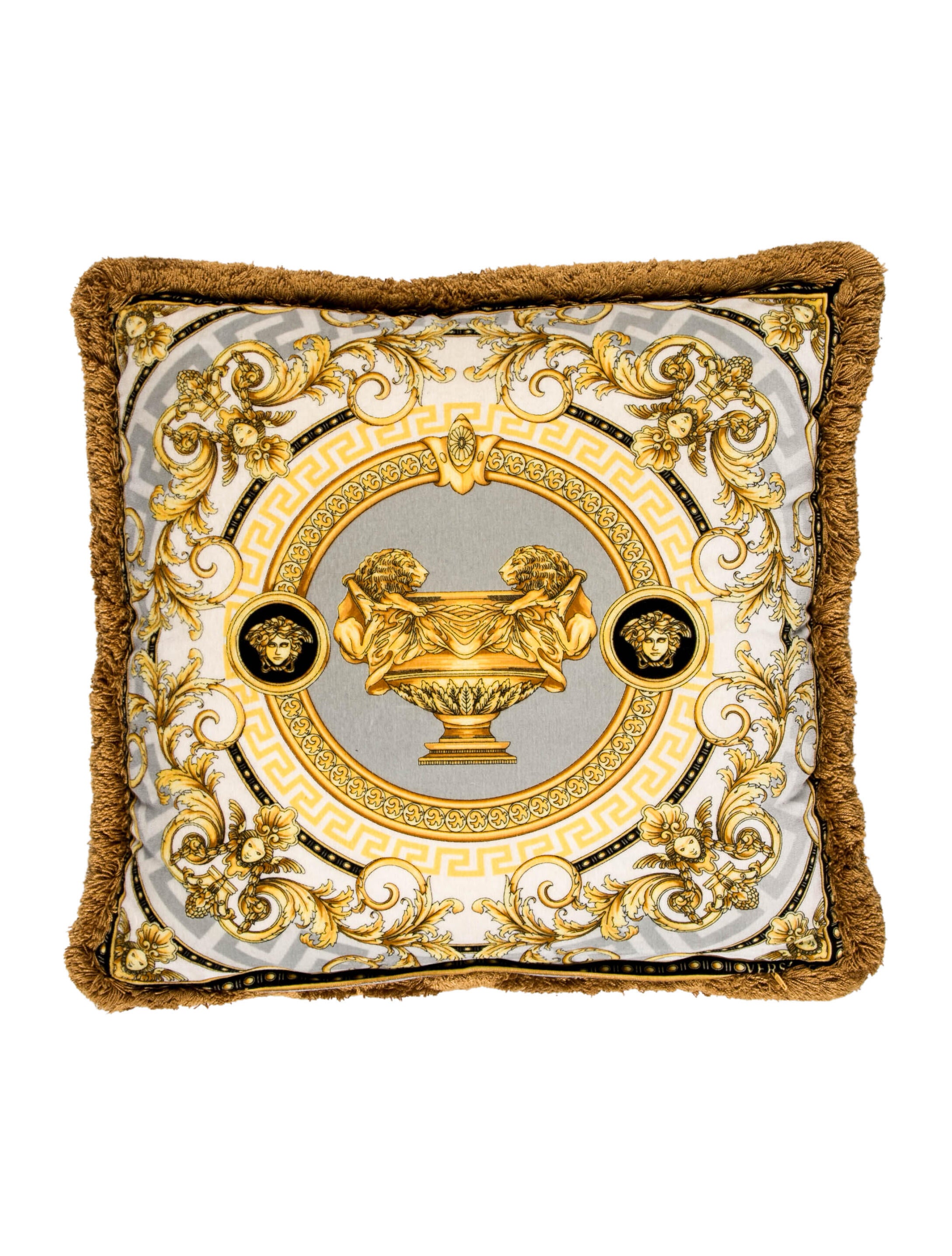 Versace Vintage Throw Pillow - Blue Pillows, Pillows & Throws ...