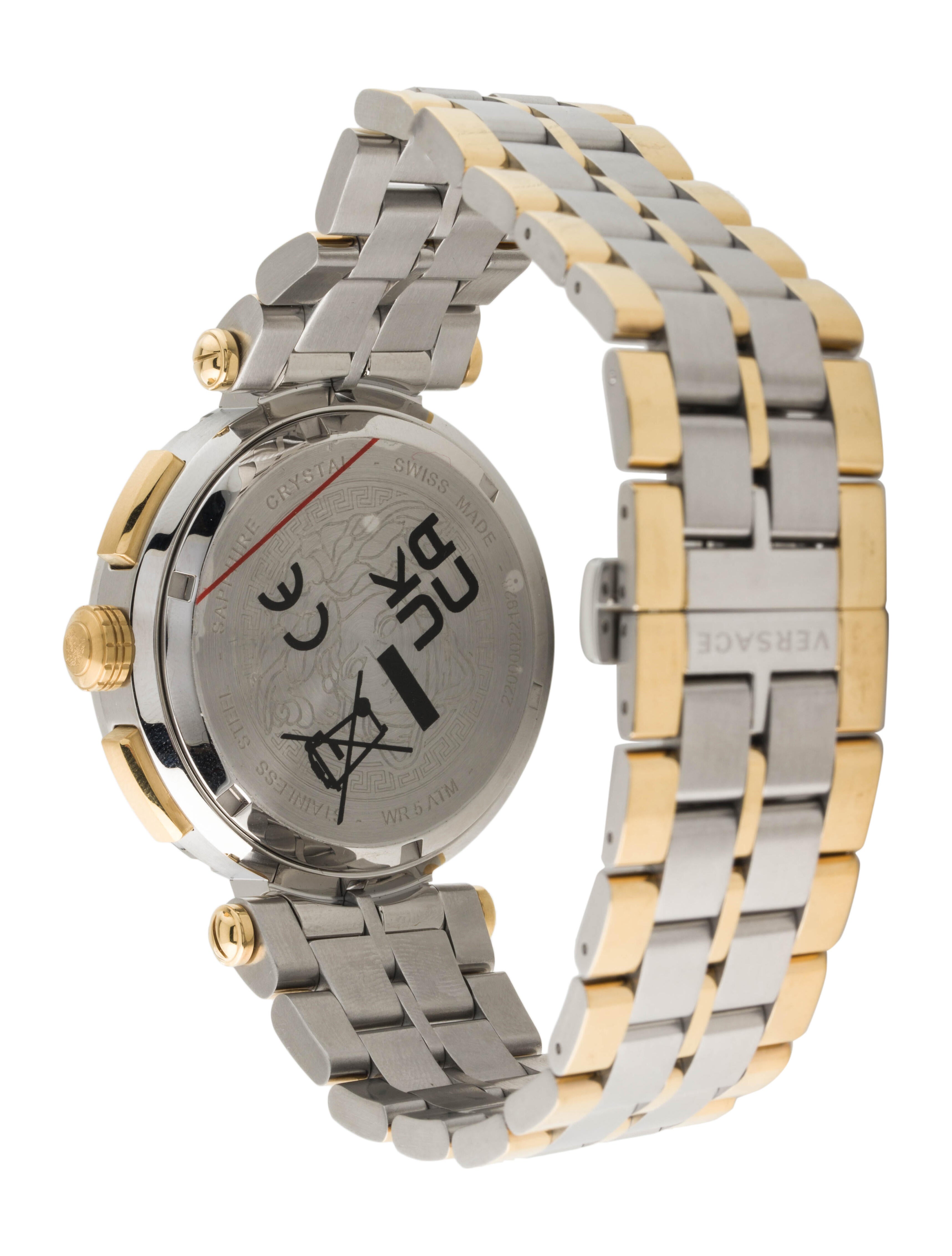 Versace Greca Chrono Watch - VE3L00422 | The RealReal