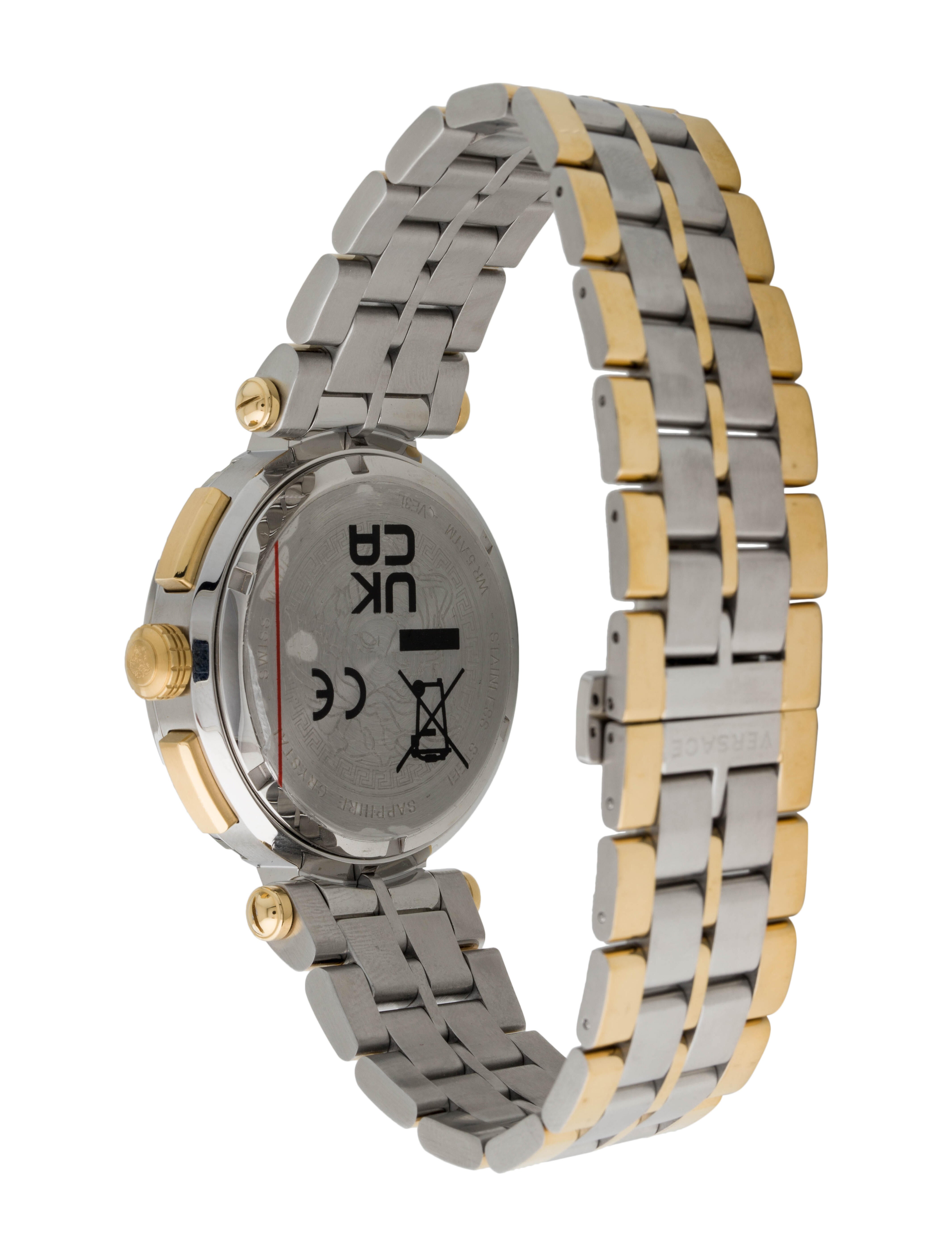 Versace Greca Chrono Watch - VE3L00422 | The RealReal