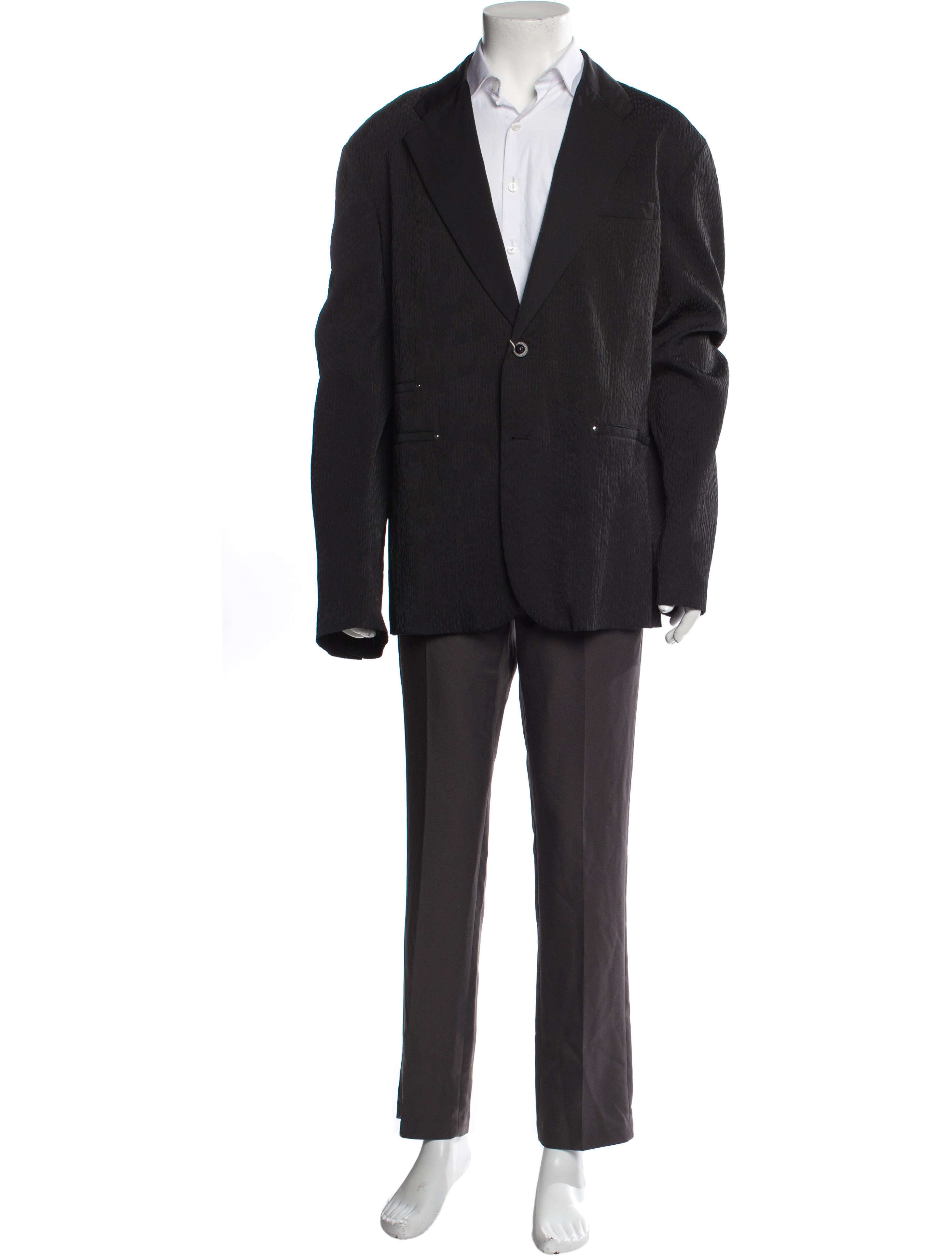 Versace Sport Coat - Black Suiting, Clothing - VES123561 | The RealReal