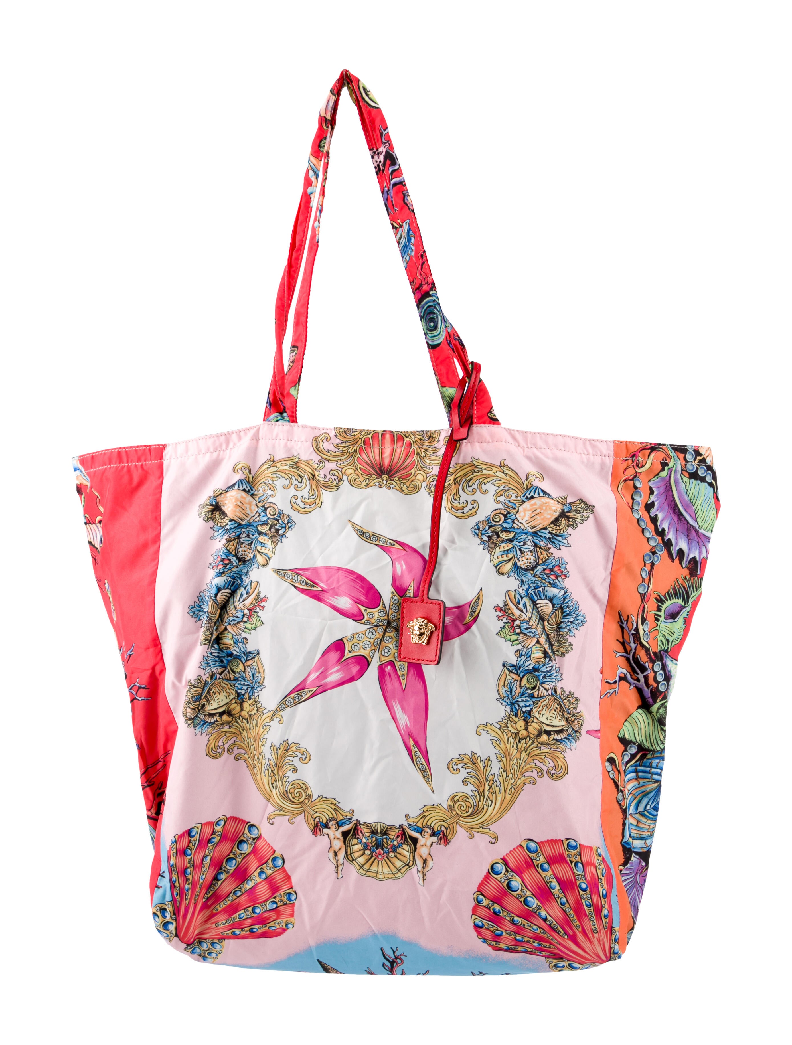 Versace La Medusa Straw Tote - Totes, Handbags | The RealReal