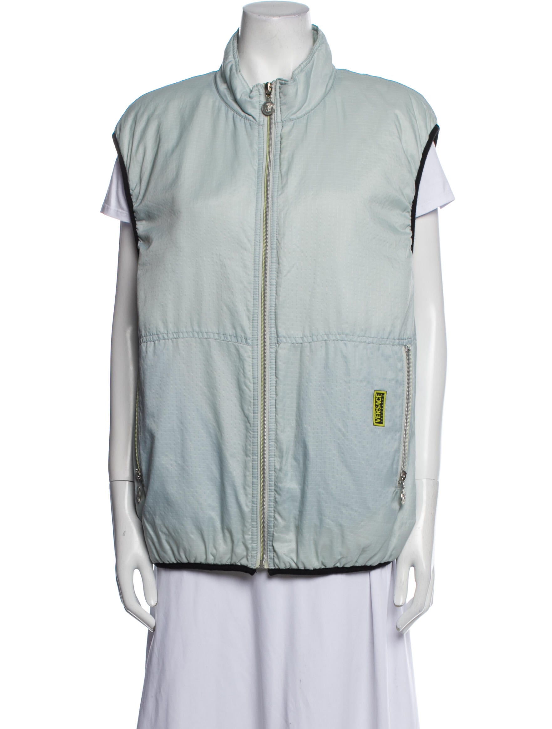 Versace Vest - Blue Jackets, Clothing - VES127939 | The RealReal