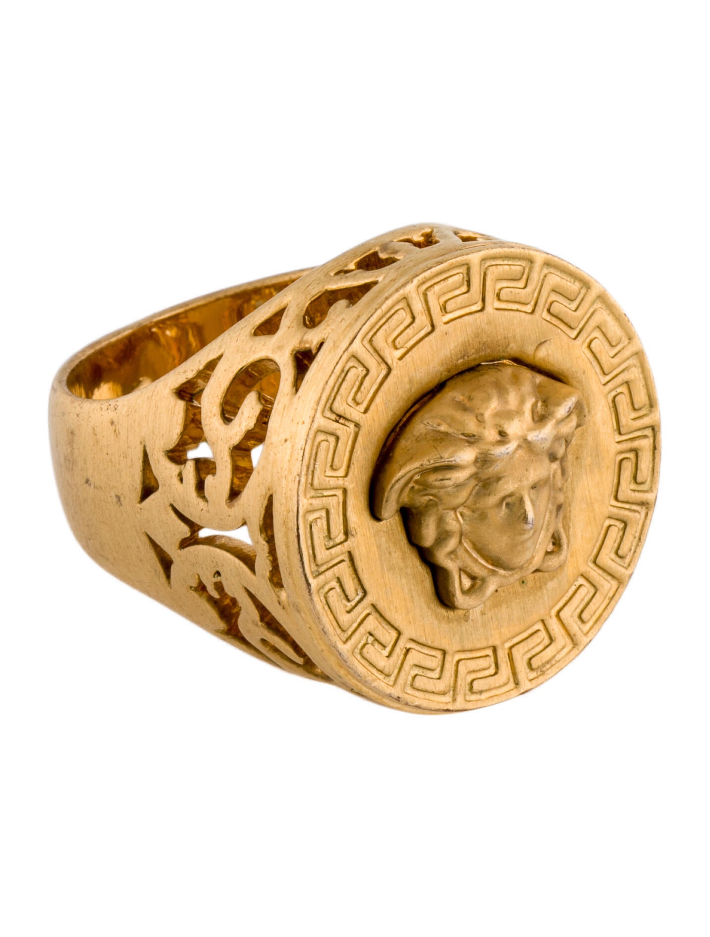 Versace Medusa Signet Ring - Signet Ring, Rings - VES128639 | The RealReal