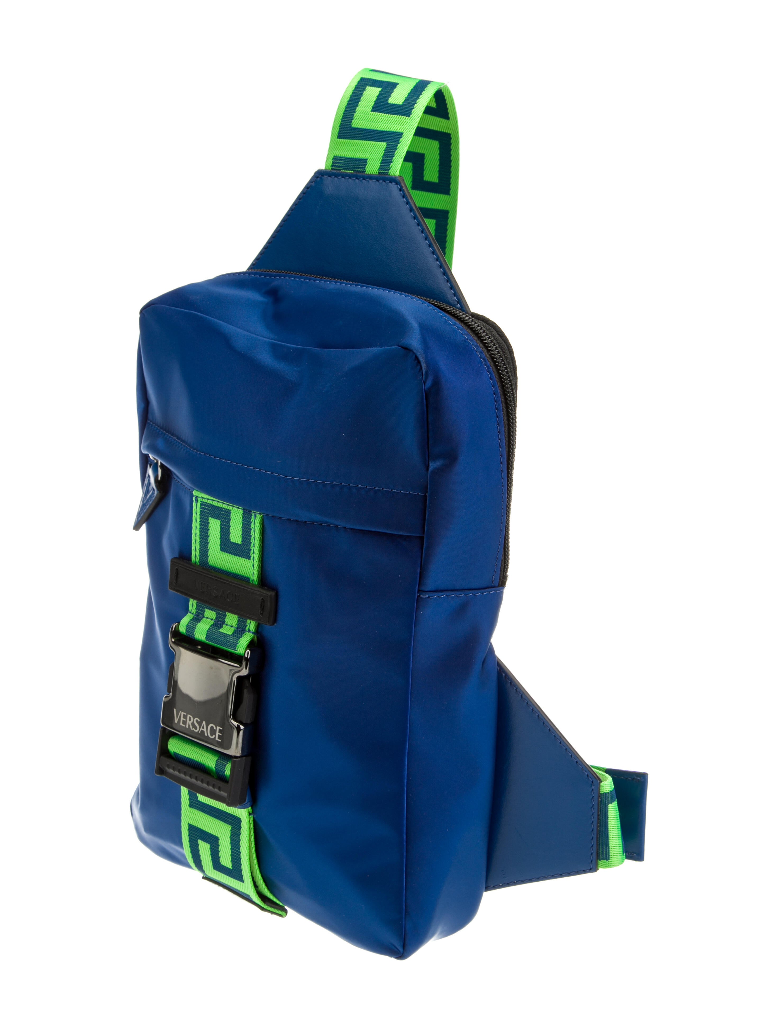 Versace Nylon Sling Backpack w/ Tags - Backpacks, Handbags | The RealReal