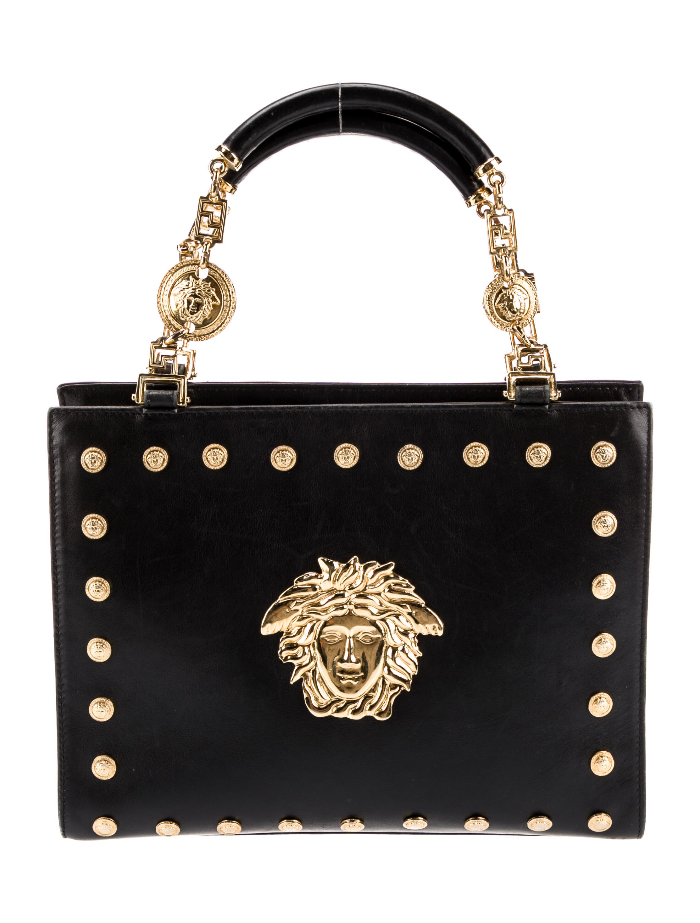Versace Vintage Medusa Shoulder Bag - Black Shoulder Bags, Handbags ...