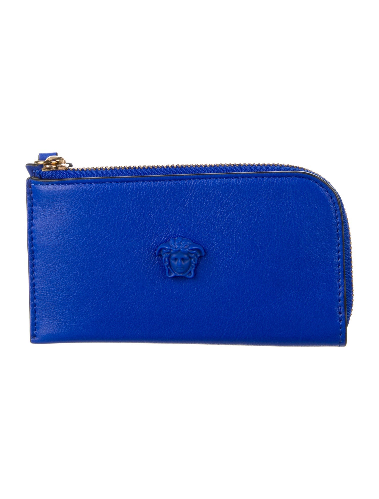 Versace Leather Wallet - Blue Wallets, Accessories - VES139321 | The ...