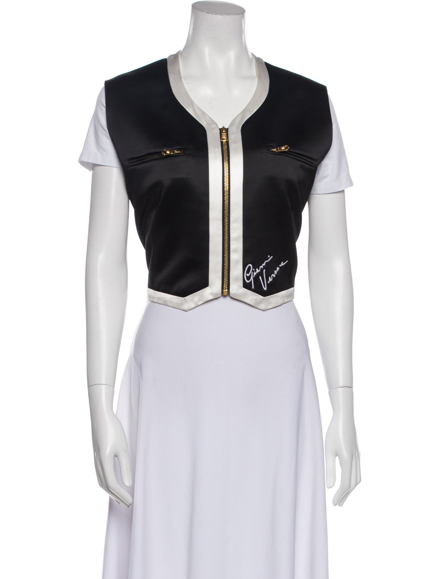 Versace Vest - Black Jackets, Clothing - VES141729 | The RealReal