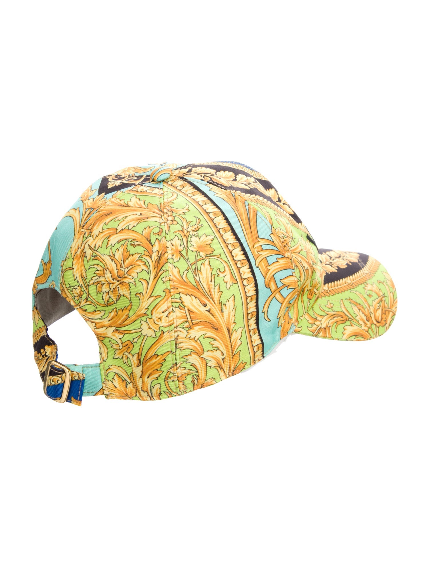 Versace Printed Logo Cap - Gold Hats, Accessories - VES142956 | The ...