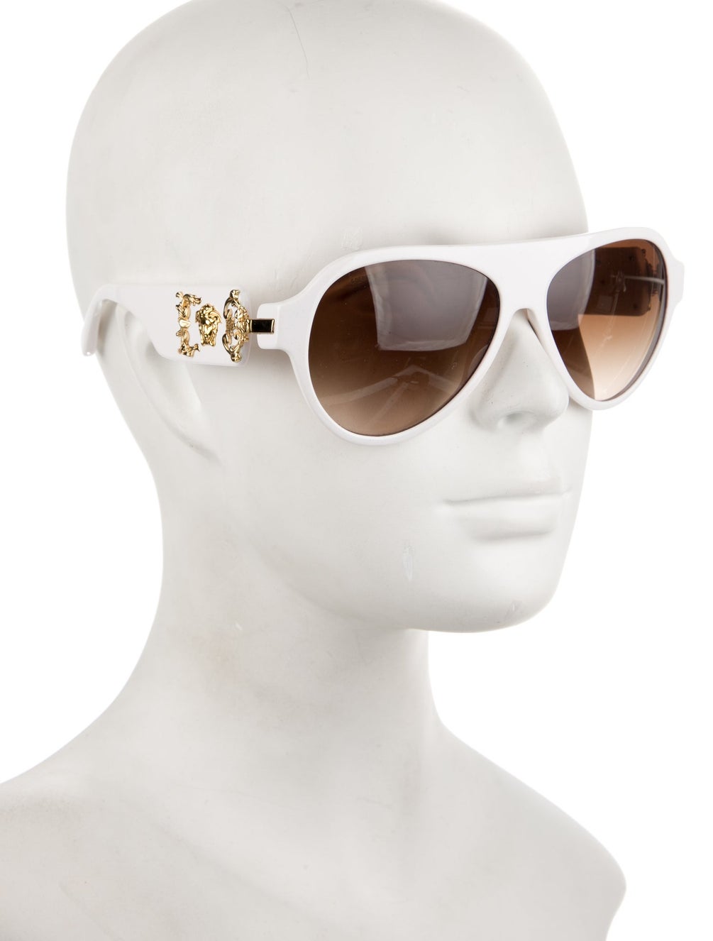 Versace Aviator Tinted Sunglasses - White Sunglasses, Accessories ...