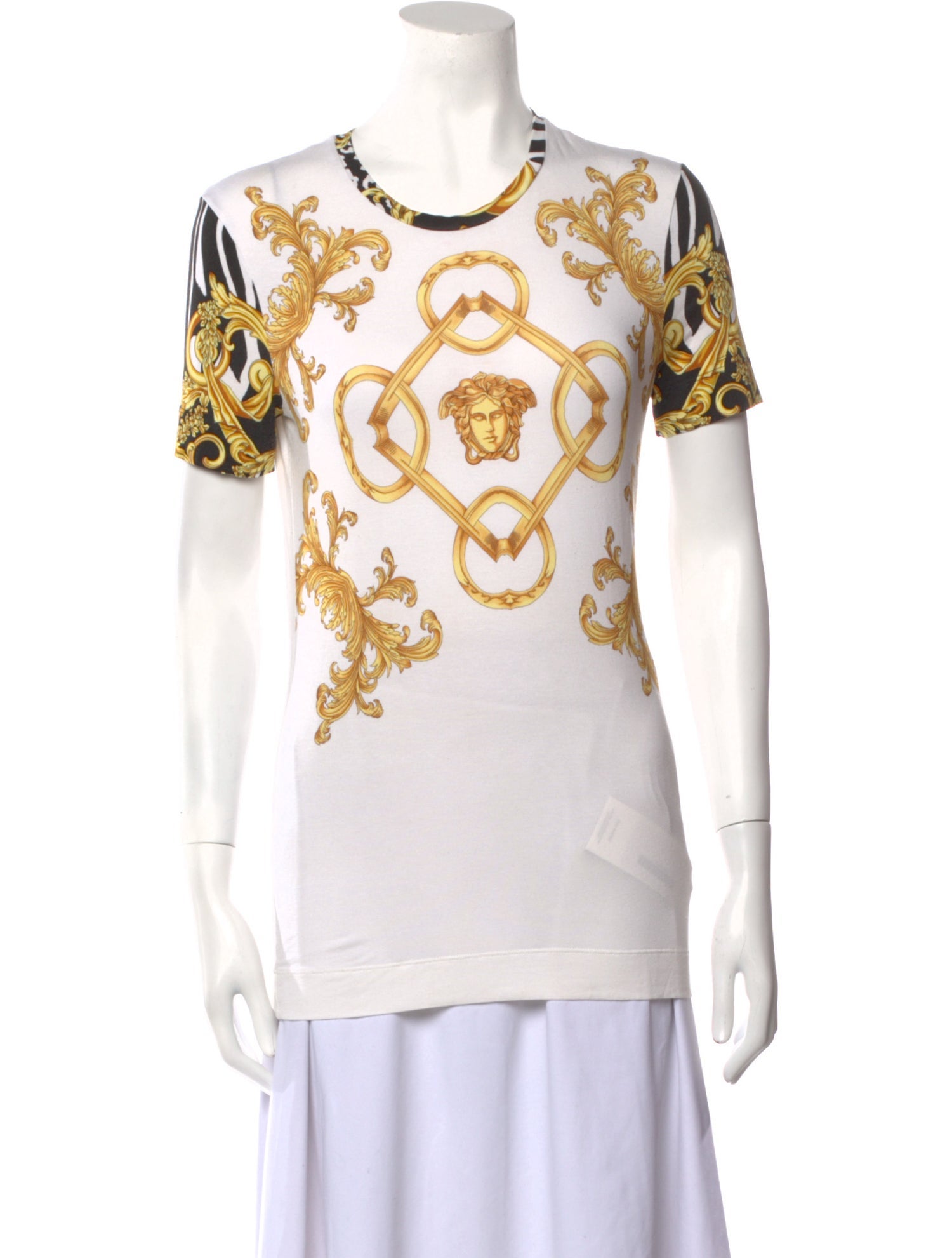 Versace 2017 Graphic Print T-Shirt - Neutrals Tops, Clothing ...