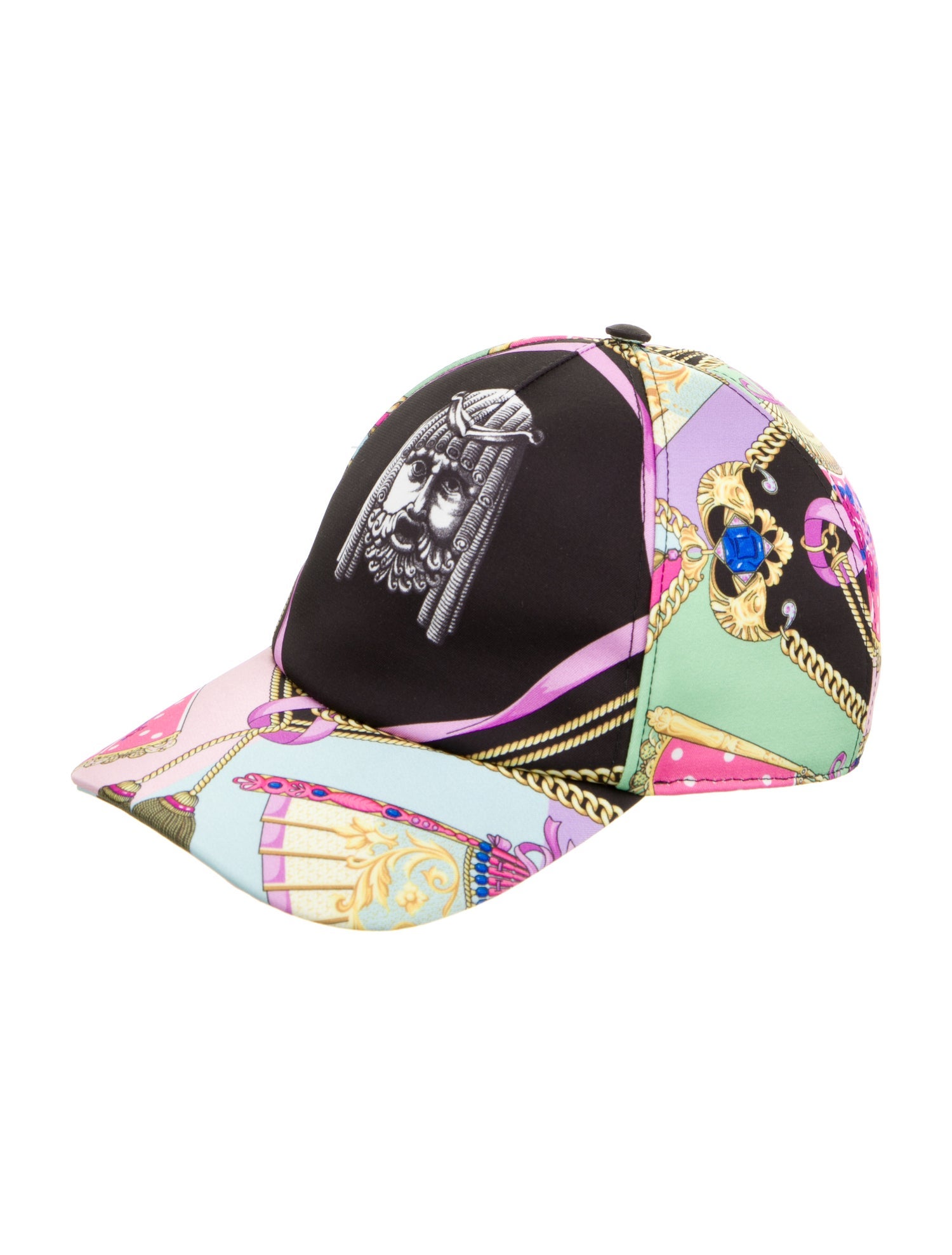Versace Pink Pattern Adjustable Cap w/ Tags - Pink Hats, Accessories ...