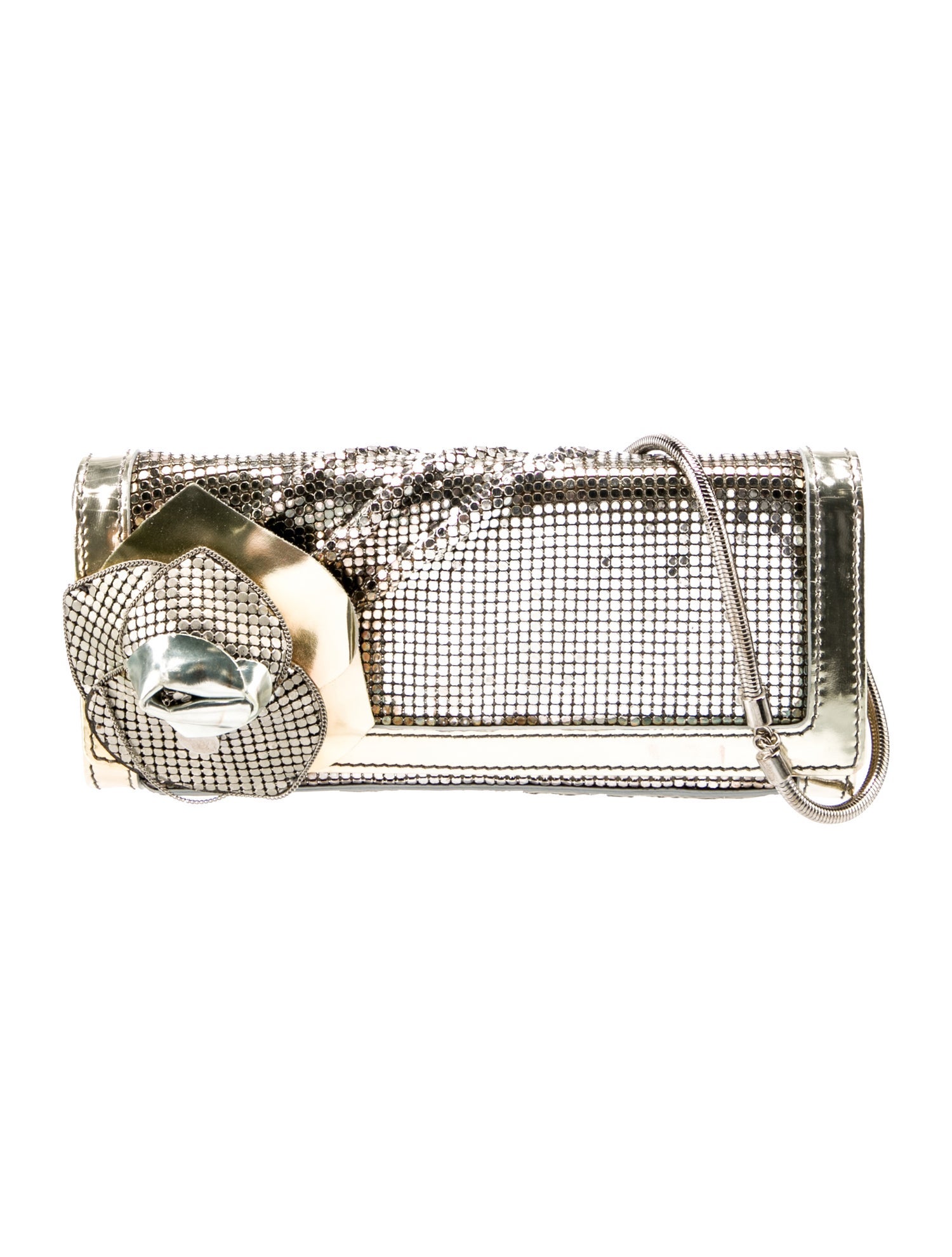 Versace Vintage Chainmail Shoulder Bag - Gold Shoulder Bags, Handbags ...
