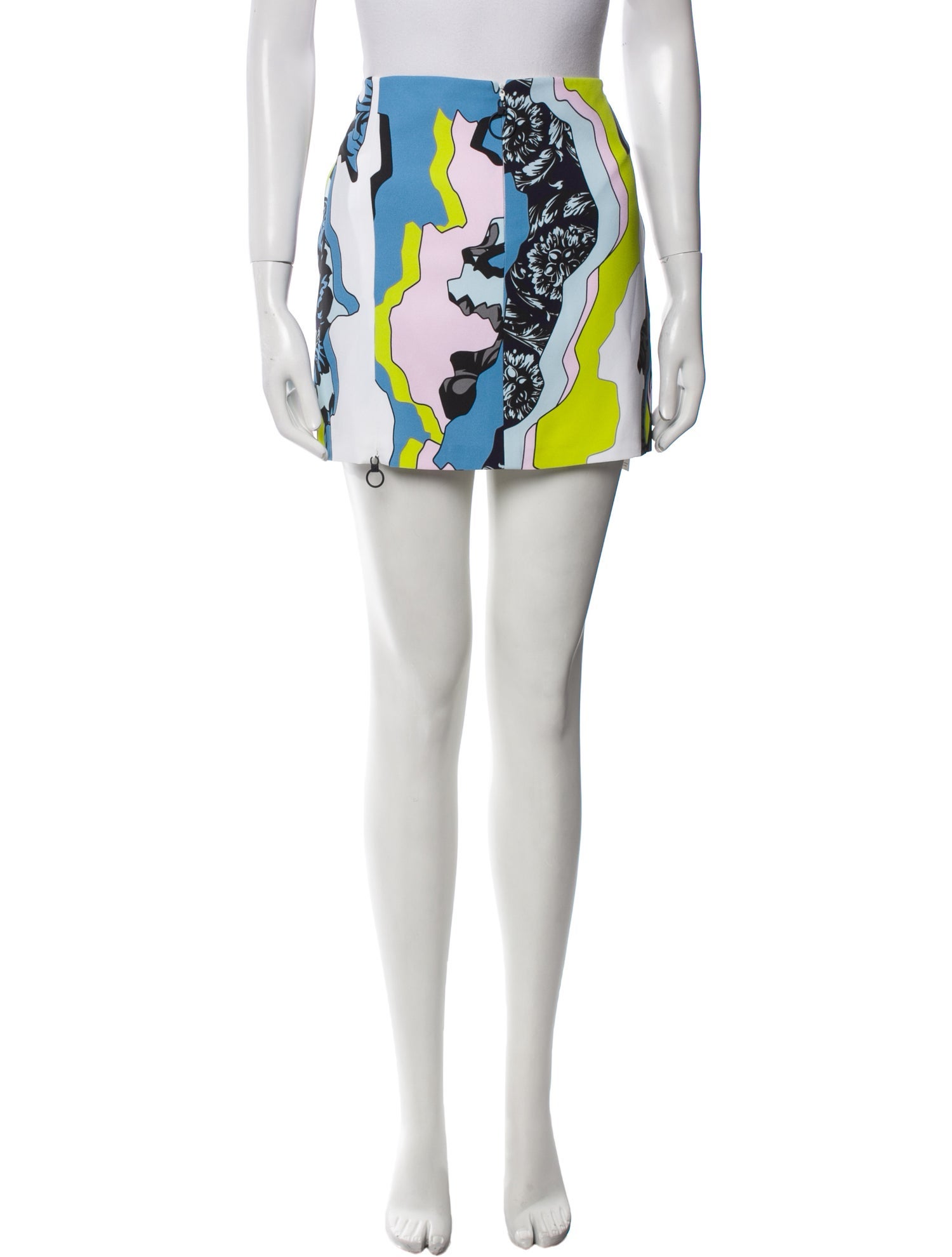 Versace Printed Mini Skirt w/ Tags - White Skirts, Clothing - VES152182 ...