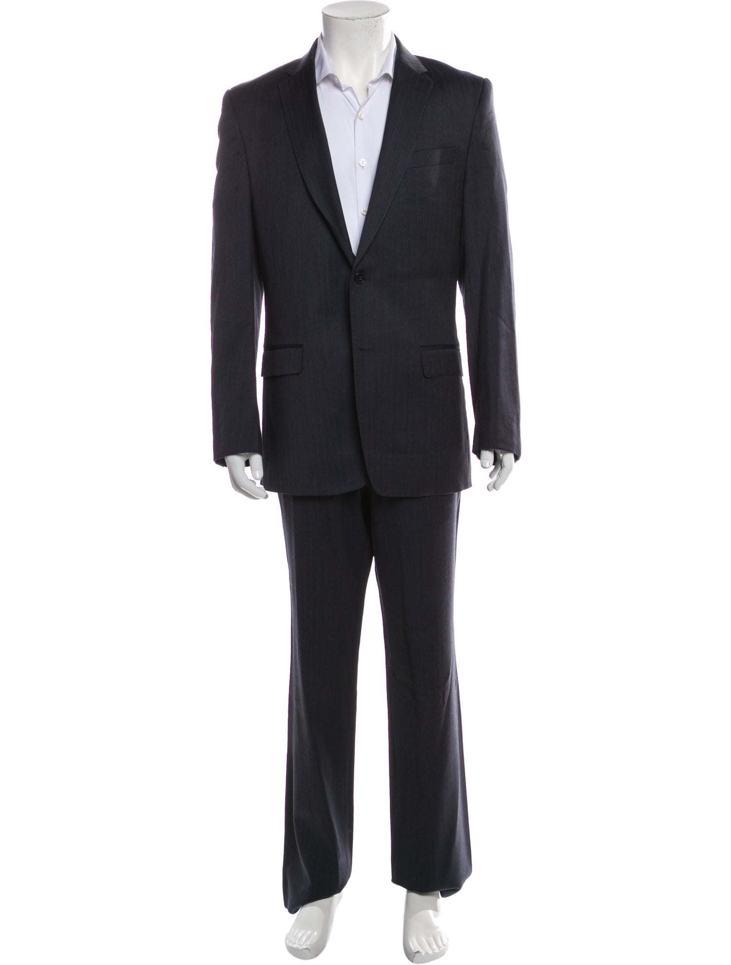 Versace Virgin Wool Two-Piece Suit - Neutrals, 17" Rise Suiting ...