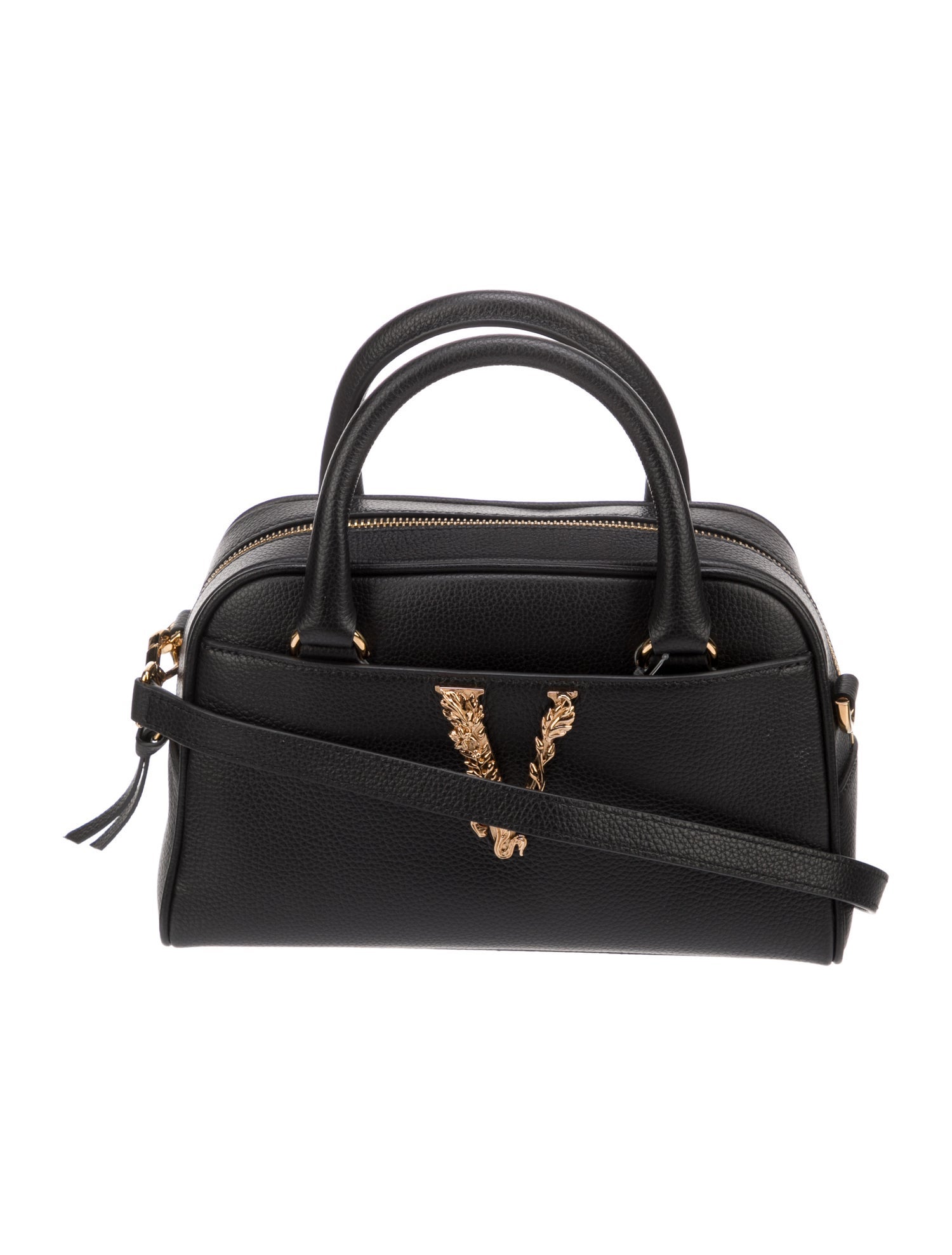 Christian Dior Leather Detective Bag - Black Handle Bags, Handbags ...