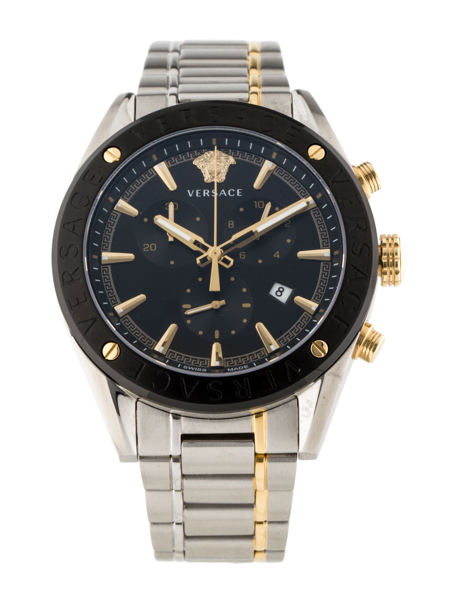 Versace V-Chrono Watch - VEHB00619 | The RealReal