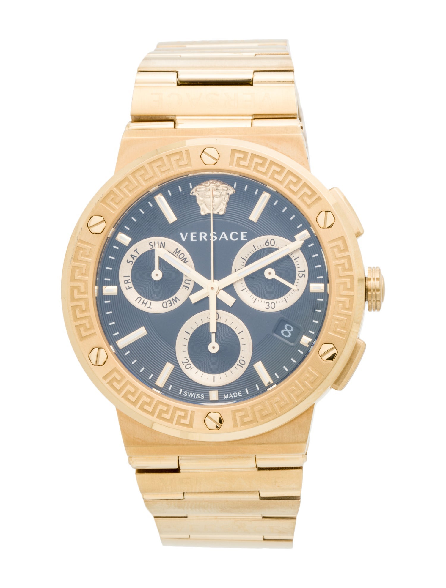Versace Greca Logo Watch - VEZ9 | The RealReal