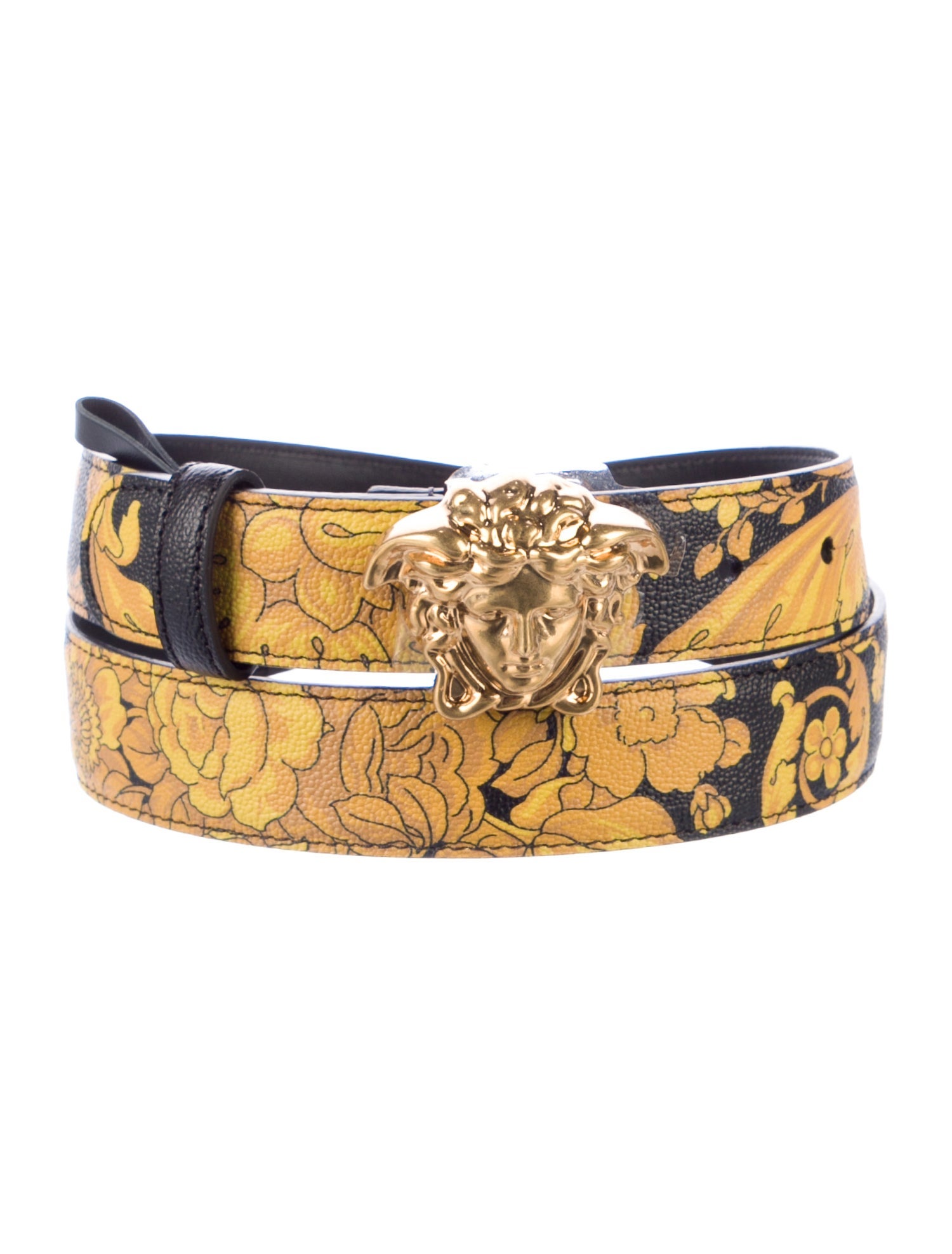 Versace Skinny Leather Belt Kit - Black Belts, Accessories - VES155178 ...
