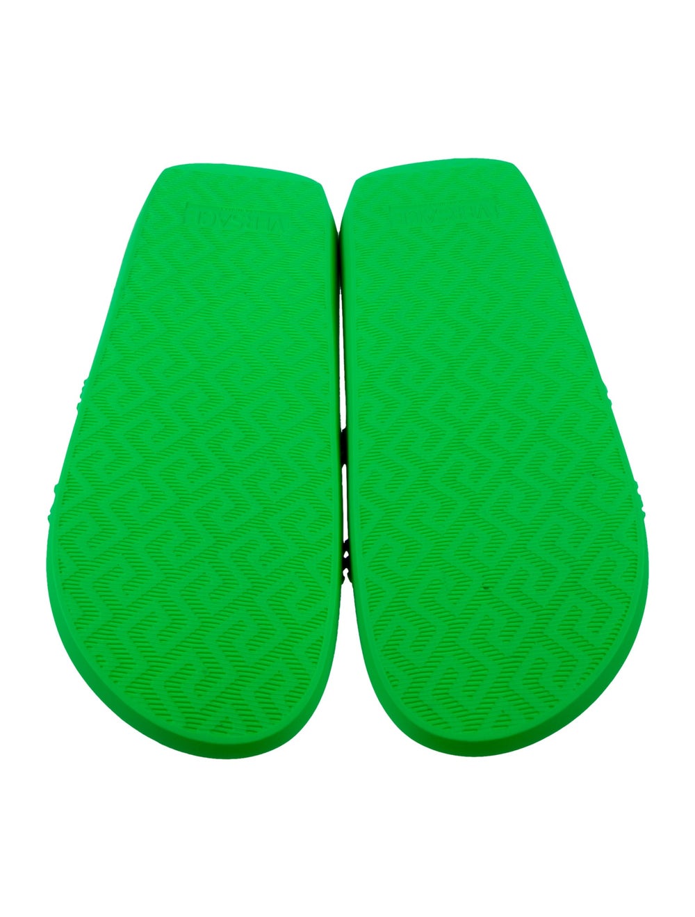 Versace Rubber Slides - Green Sandals, Shoes - VES155666 | The RealReal