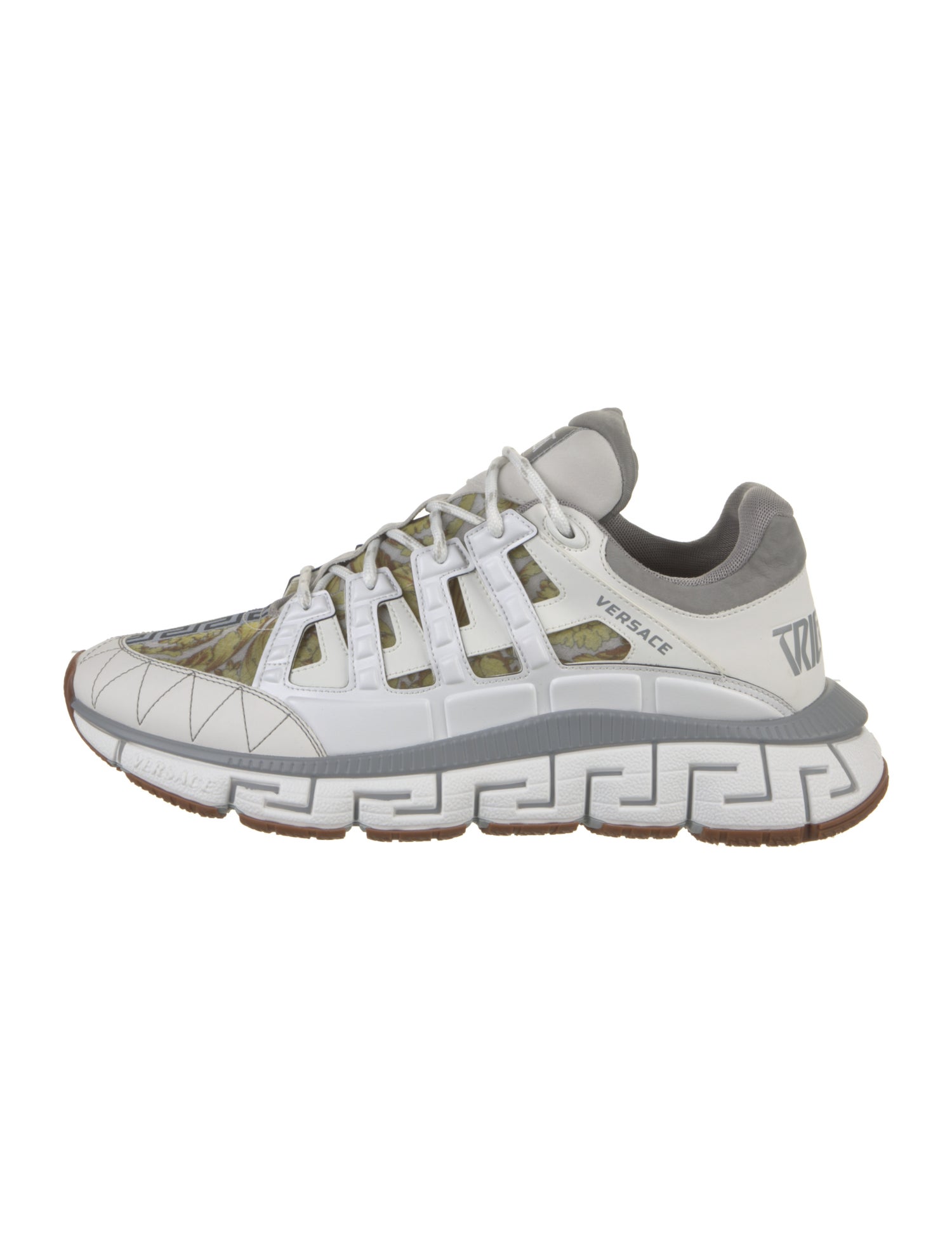 Versace Printed Athletic Sneakers - White Sneakers, Shoes - VES156721 ...