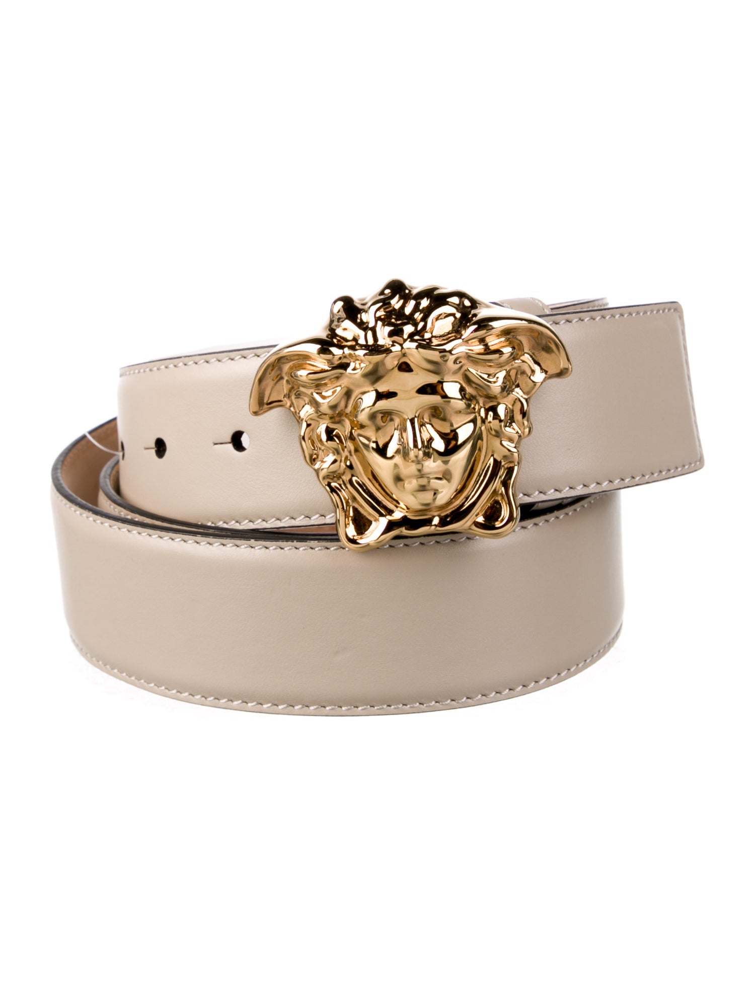 Versace 1069778 Medusa Insignia Waist Belt - Neutrals Belts ...