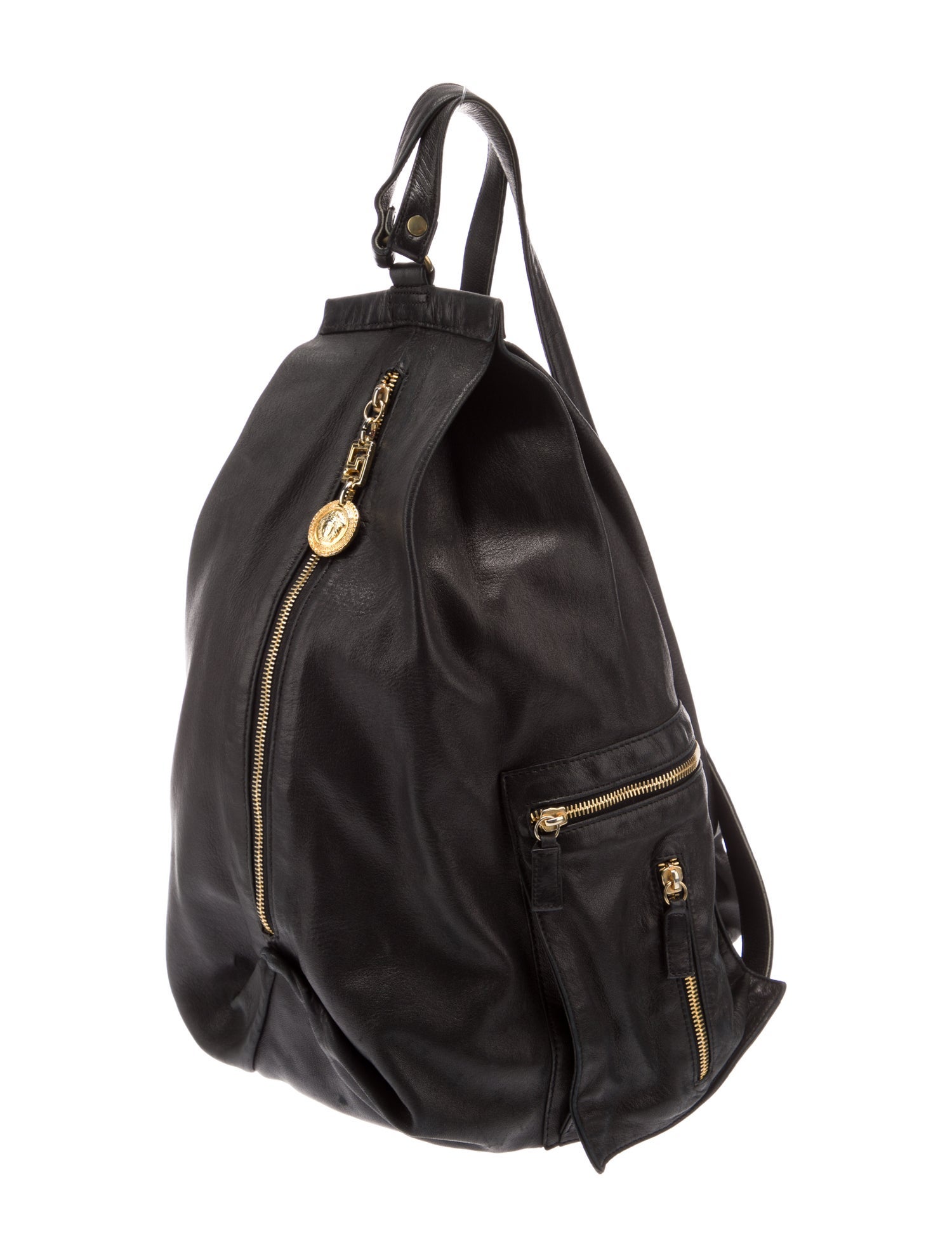 Versace Medusa Insignia Backpack - Black Backpacks, Handbags ...